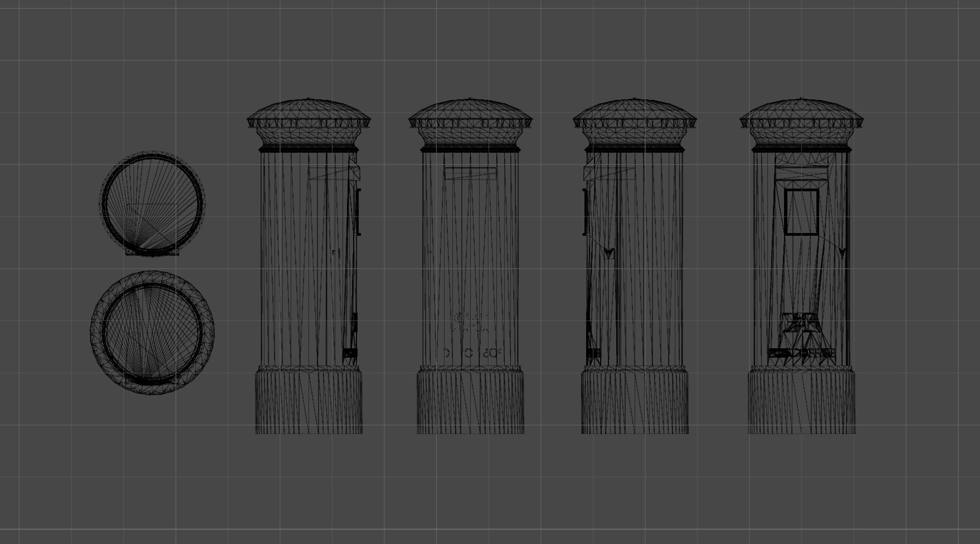 3D British Post Box Model - TurboSquid 2346285