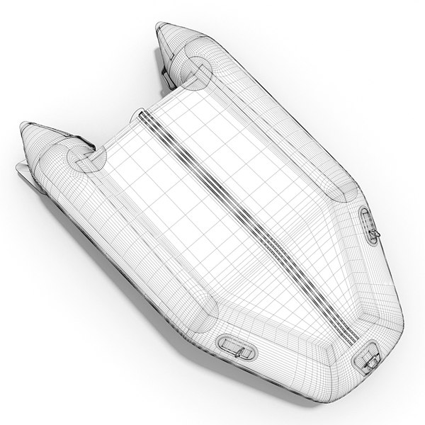 3d model 4 inflatable boat 01