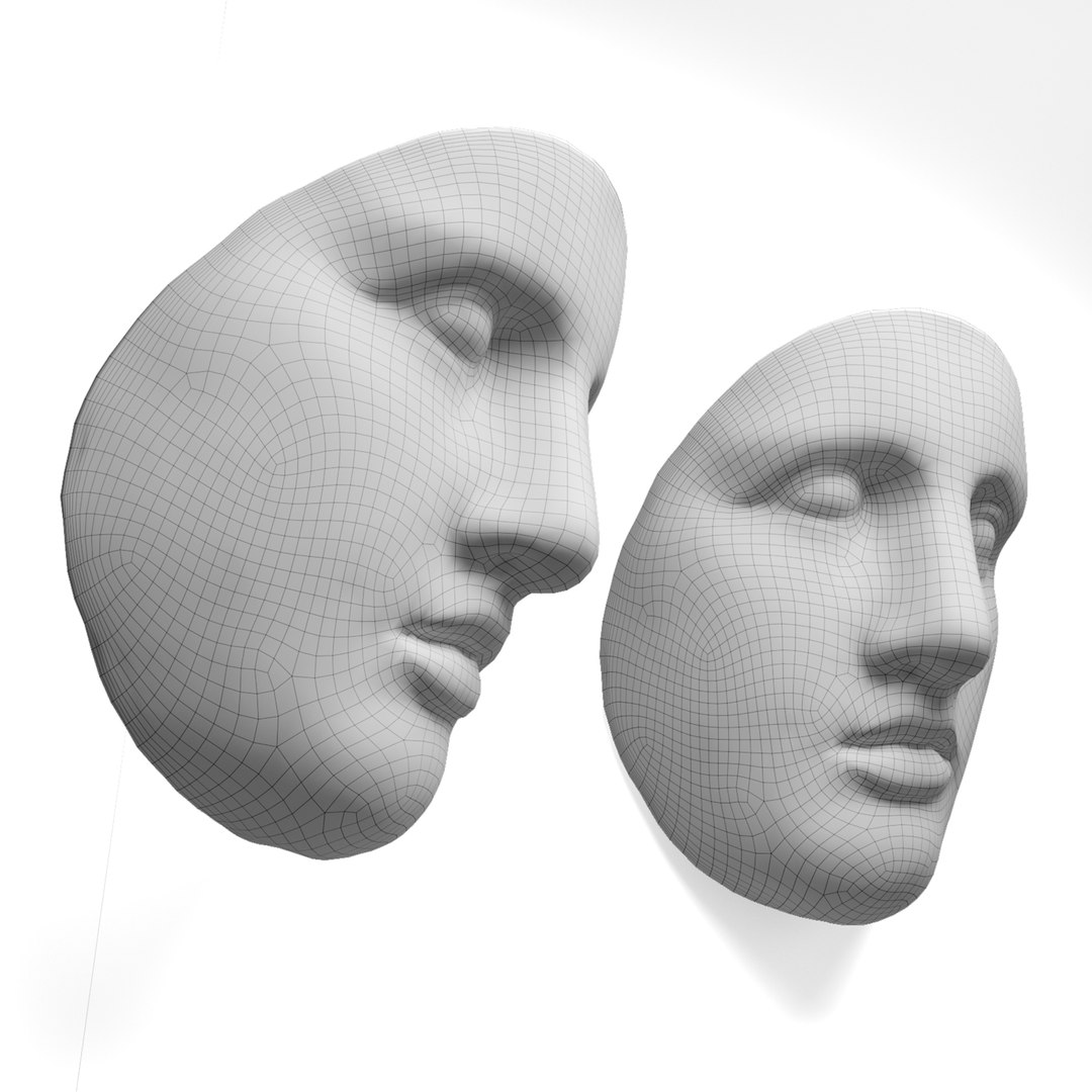 Copper Face Art 3D Model - TurboSquid 1968603