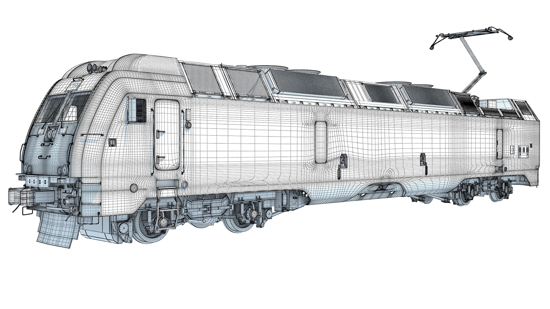 Alp-45dp Locomotive Train Exo 3D Model - TurboSquid 1533424