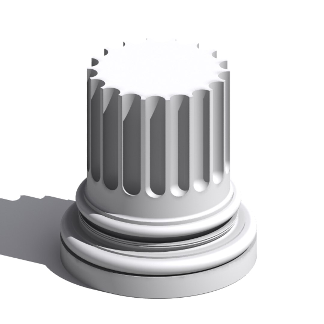 3d Column Base