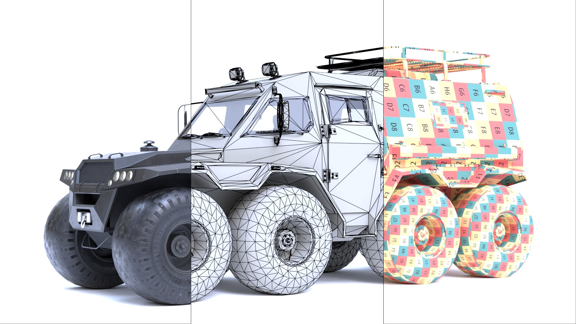 3D 8x8 Shaman-Avtoros Black Model - TurboSquid 2463687