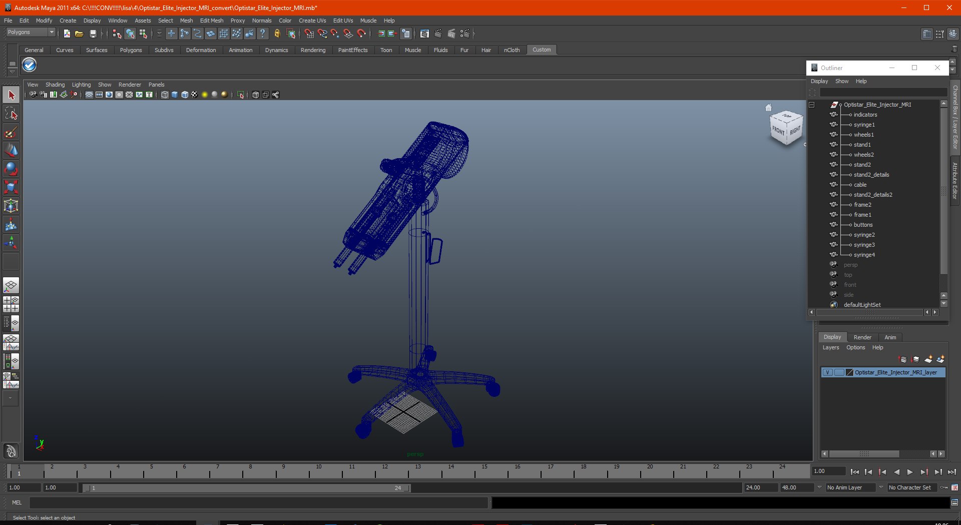 3D optistar elite injector mri model - TurboSquid 1464139