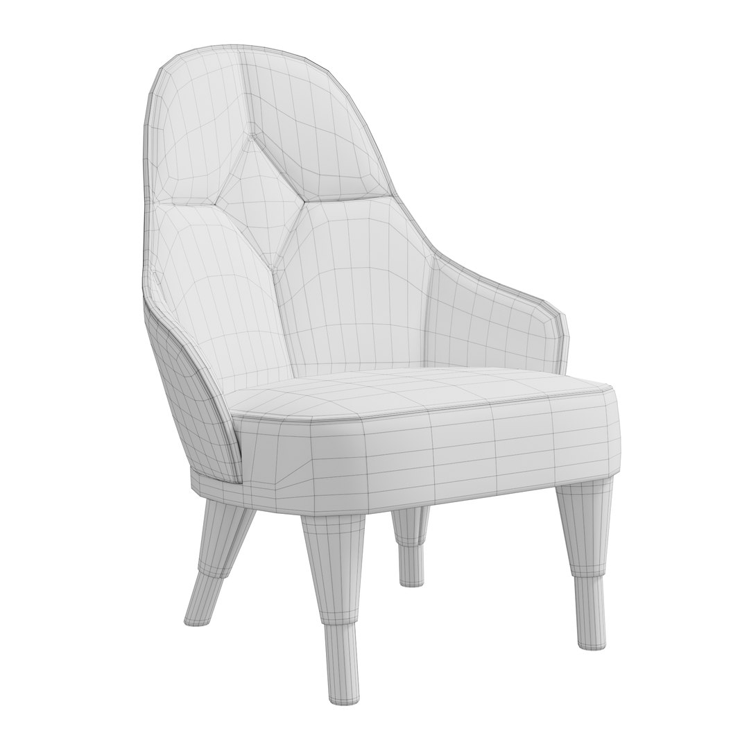 Emma Armchair 3D Model - TurboSquid 2249260