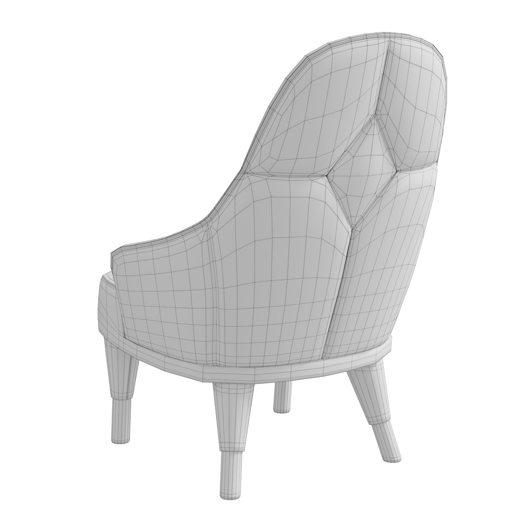 Emma Armchair 3D Model - TurboSquid 2249260
