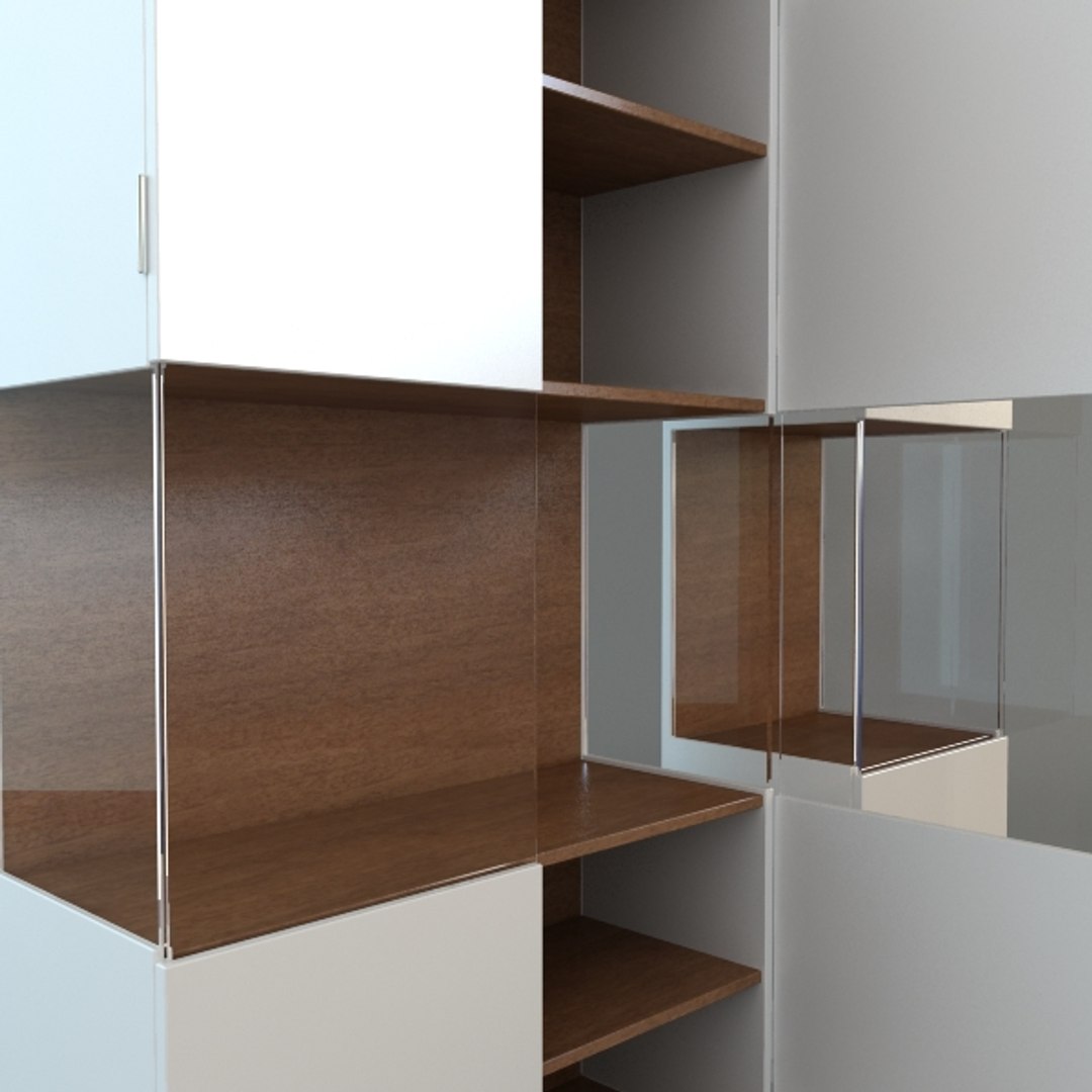 3ds Max Display Cabinets