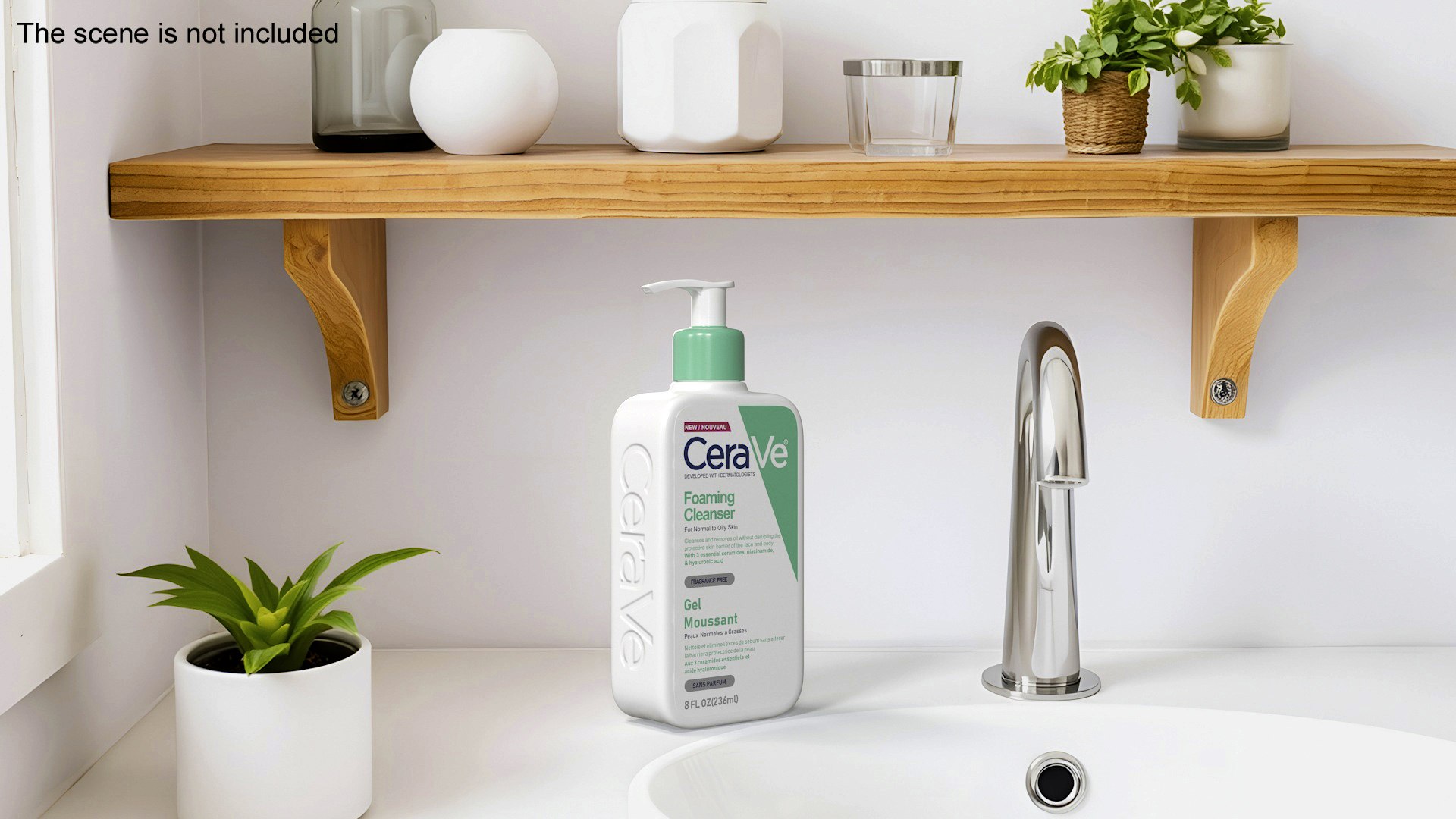 CeraVe Cleanser Dispenser Bottle 236 Ml Mint 3D Model - TurboSquid 2283313