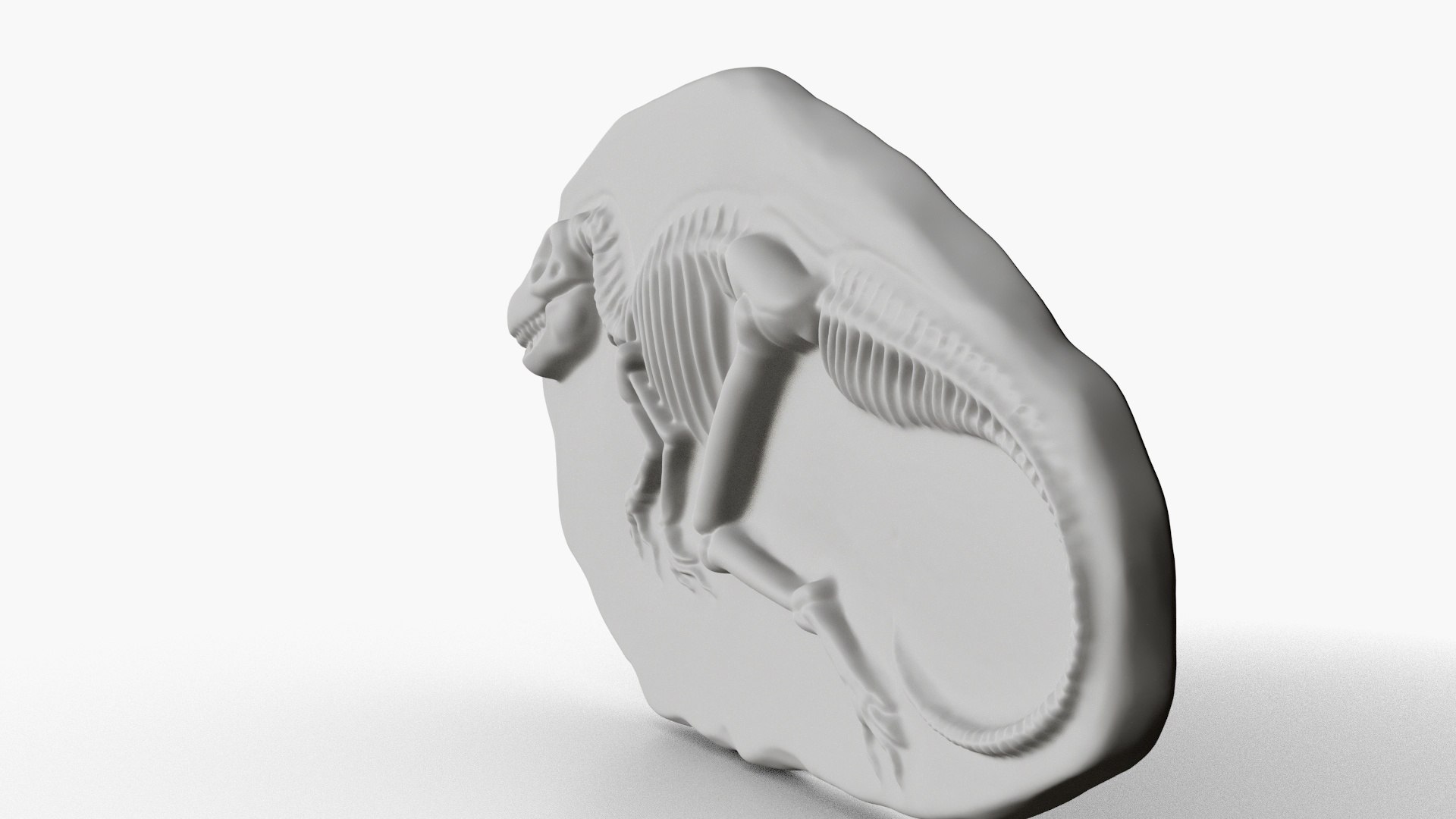 Dinosaur Fossil 002 3D Model - TurboSquid 2298325