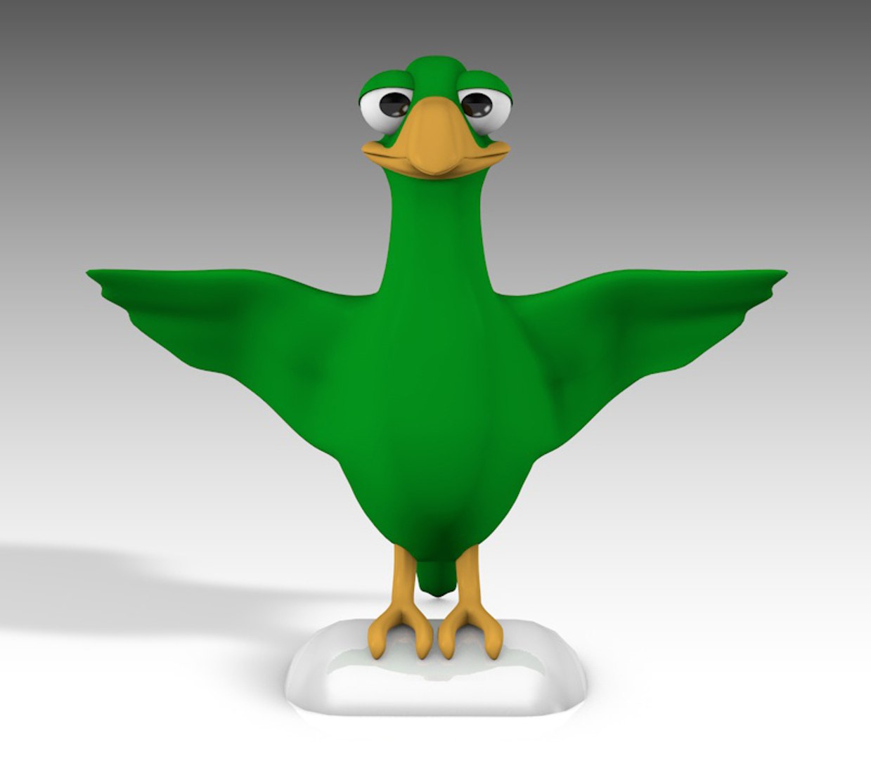 Parrot Cartoon 3D Model - TurboSquid 1296982