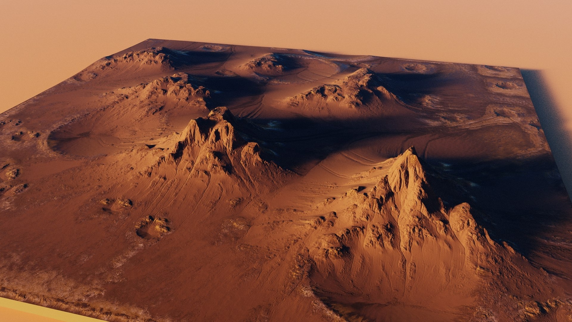 Mars Terrain 3 Model - TurboSquid 2202733