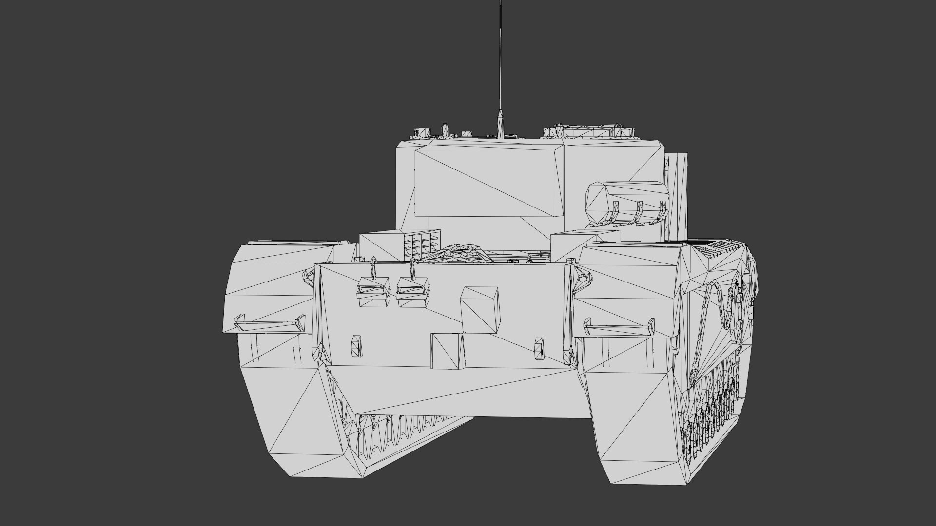Black Prince - British Experimental Heavy Tank 3D Model Low-poly 3D ...