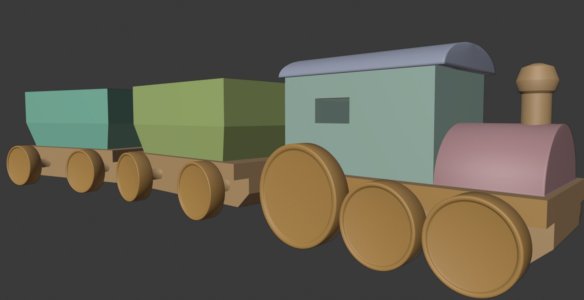 3D Model Toy Train - TurboSquid 1496750