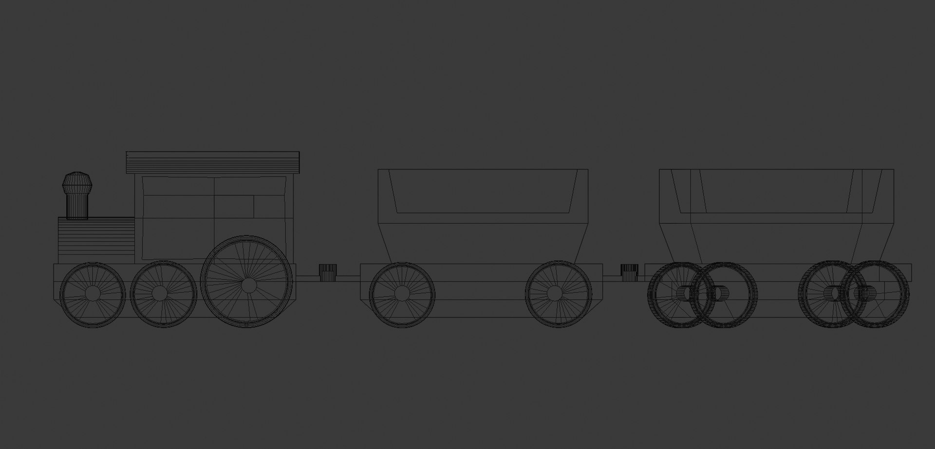 3D Model Toy Train - TurboSquid 1496750