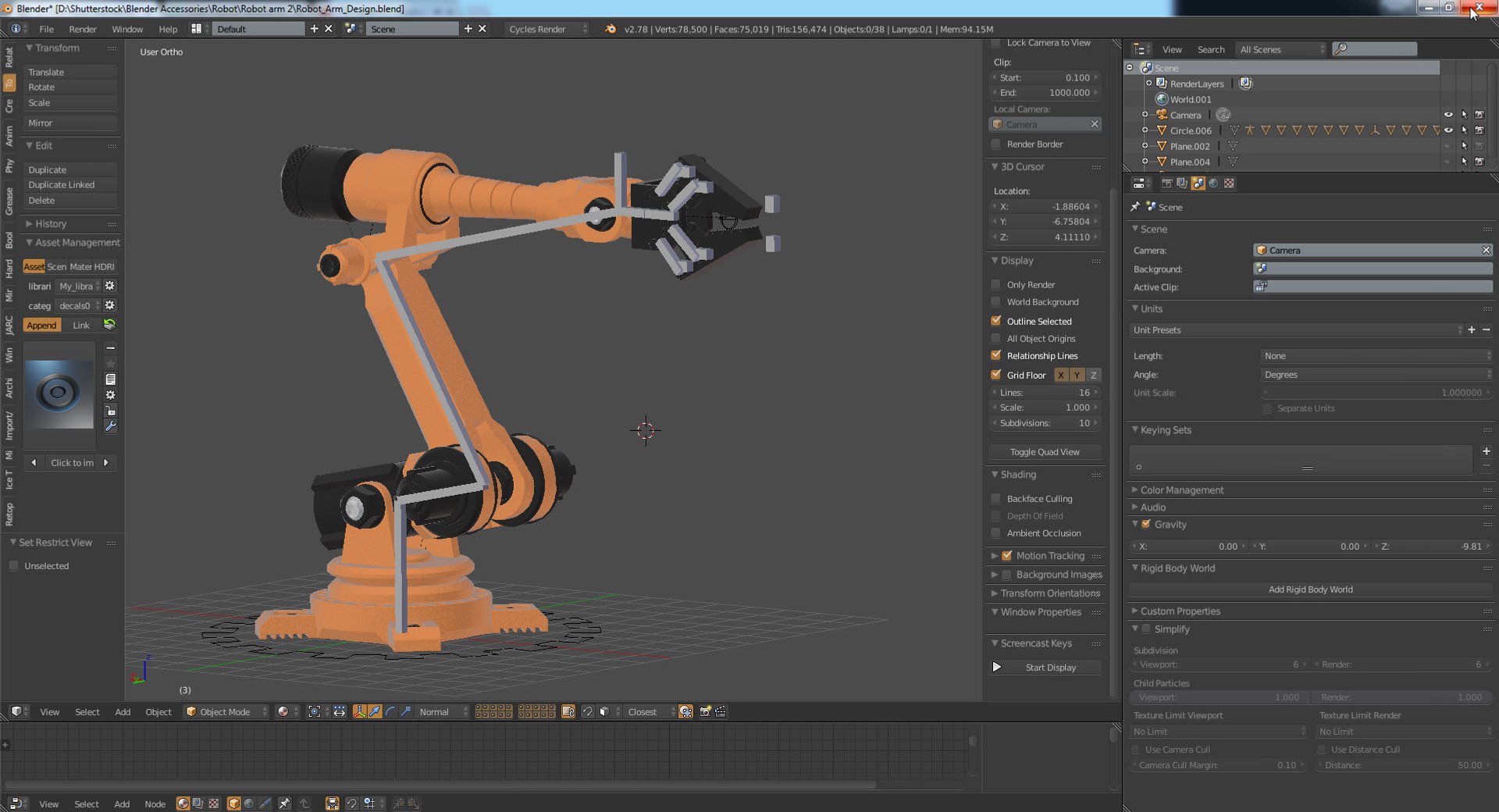 Industrial robot arm 3D model - TurboSquid 1183409