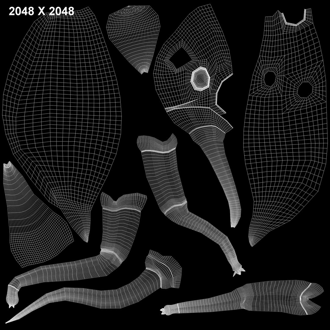 Aphids Plant Greenflies 3d Obj