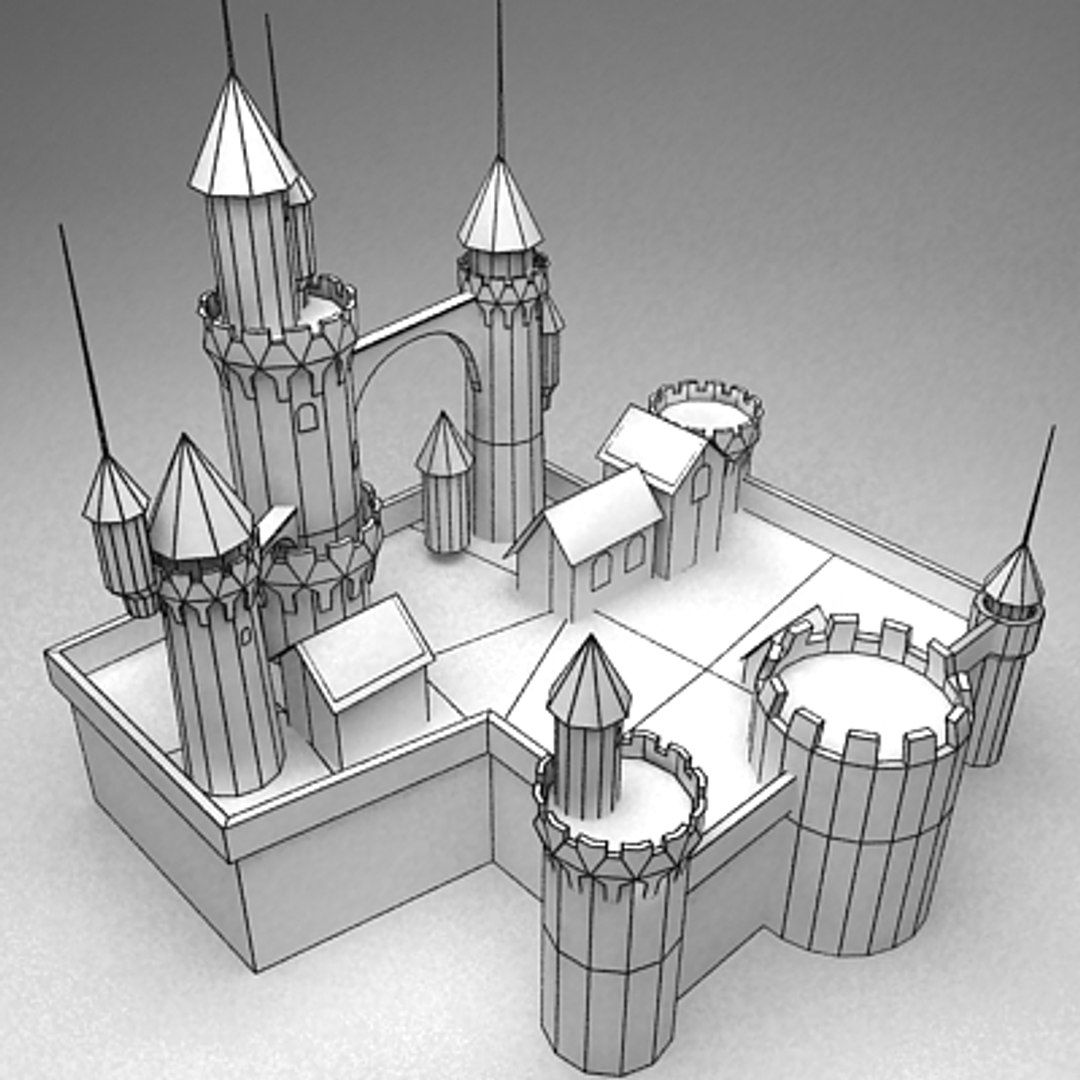 3ds Max Castle Fantasy