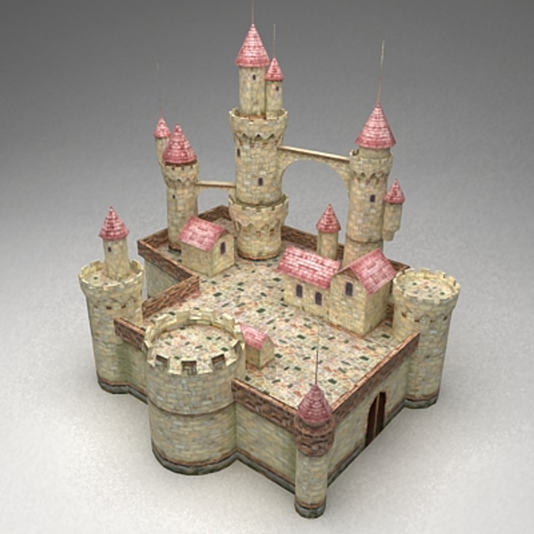 3ds Max Castle Fantasy