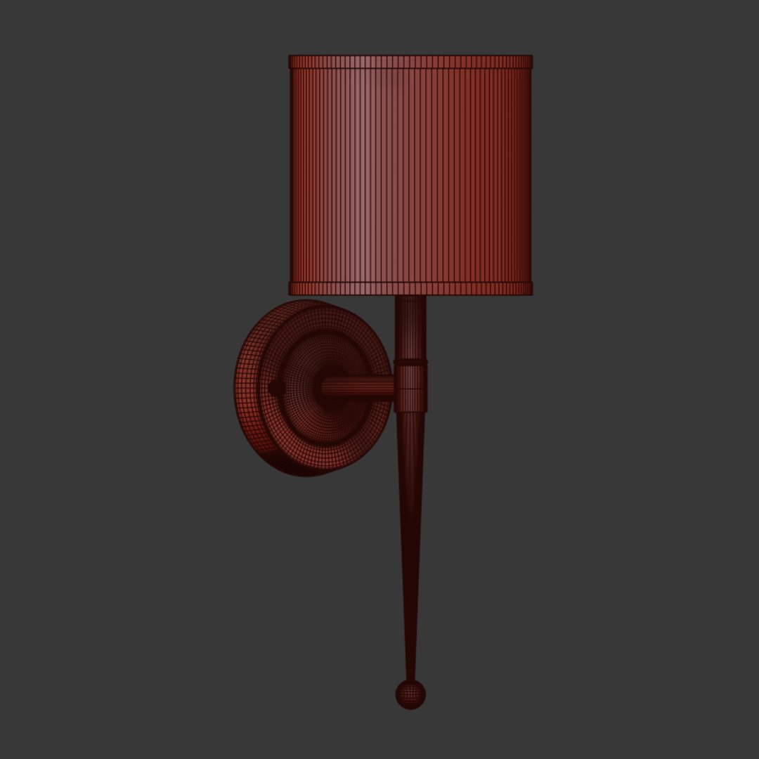 3D Primo Wall Light Gold - TurboSquid 1568614