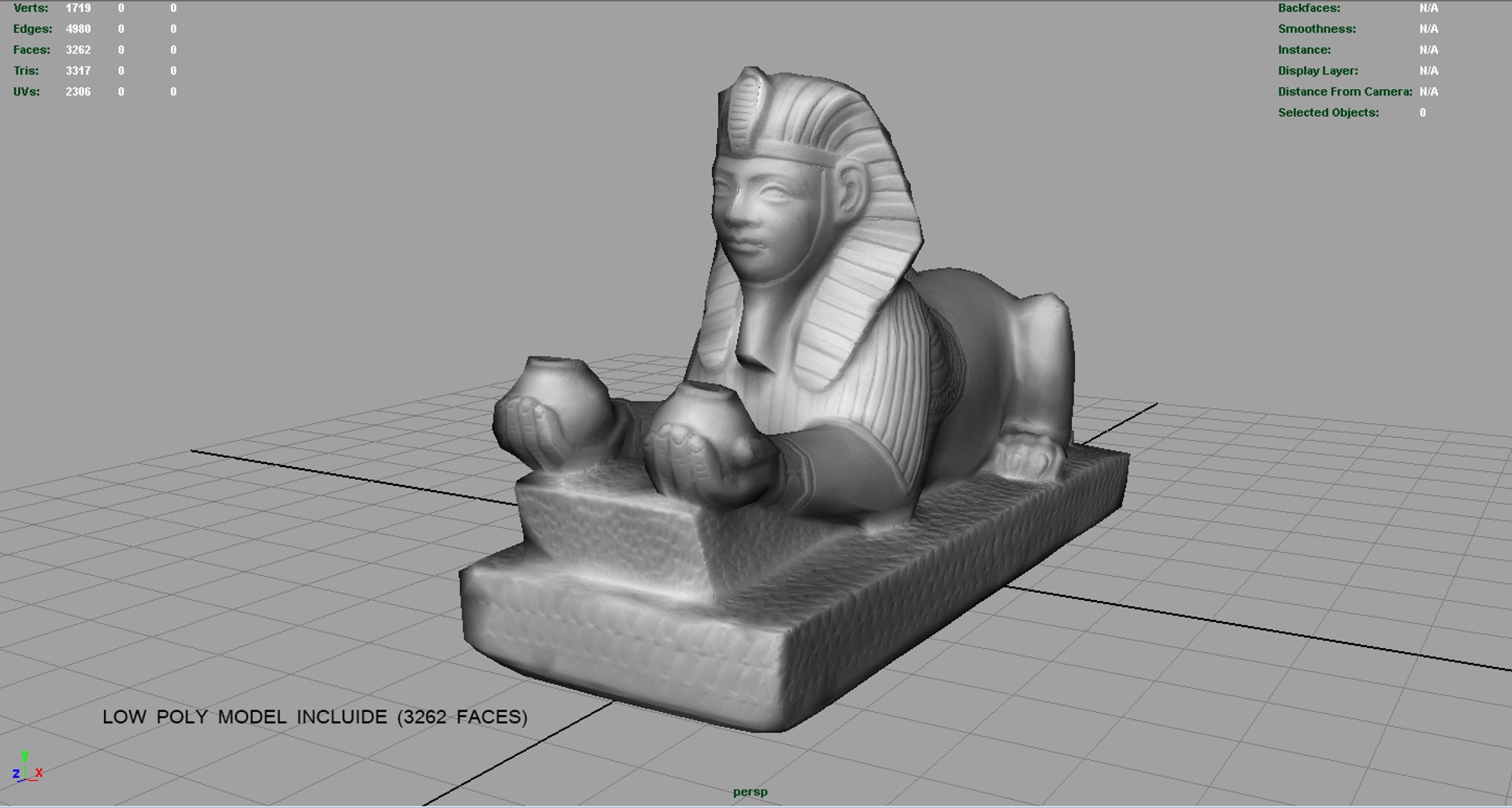 Egypt Sphinx 3d Max
