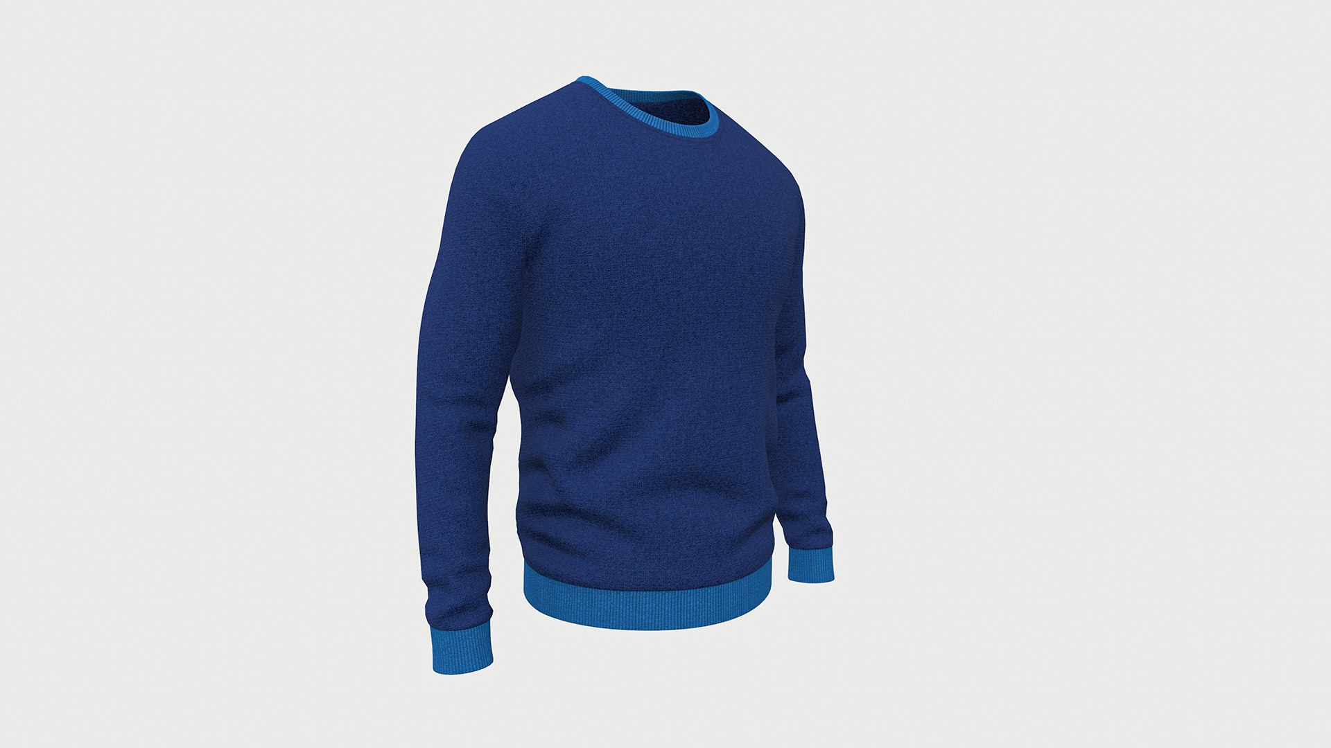 3D Sweatshirt Blue - TurboSquid 2070045