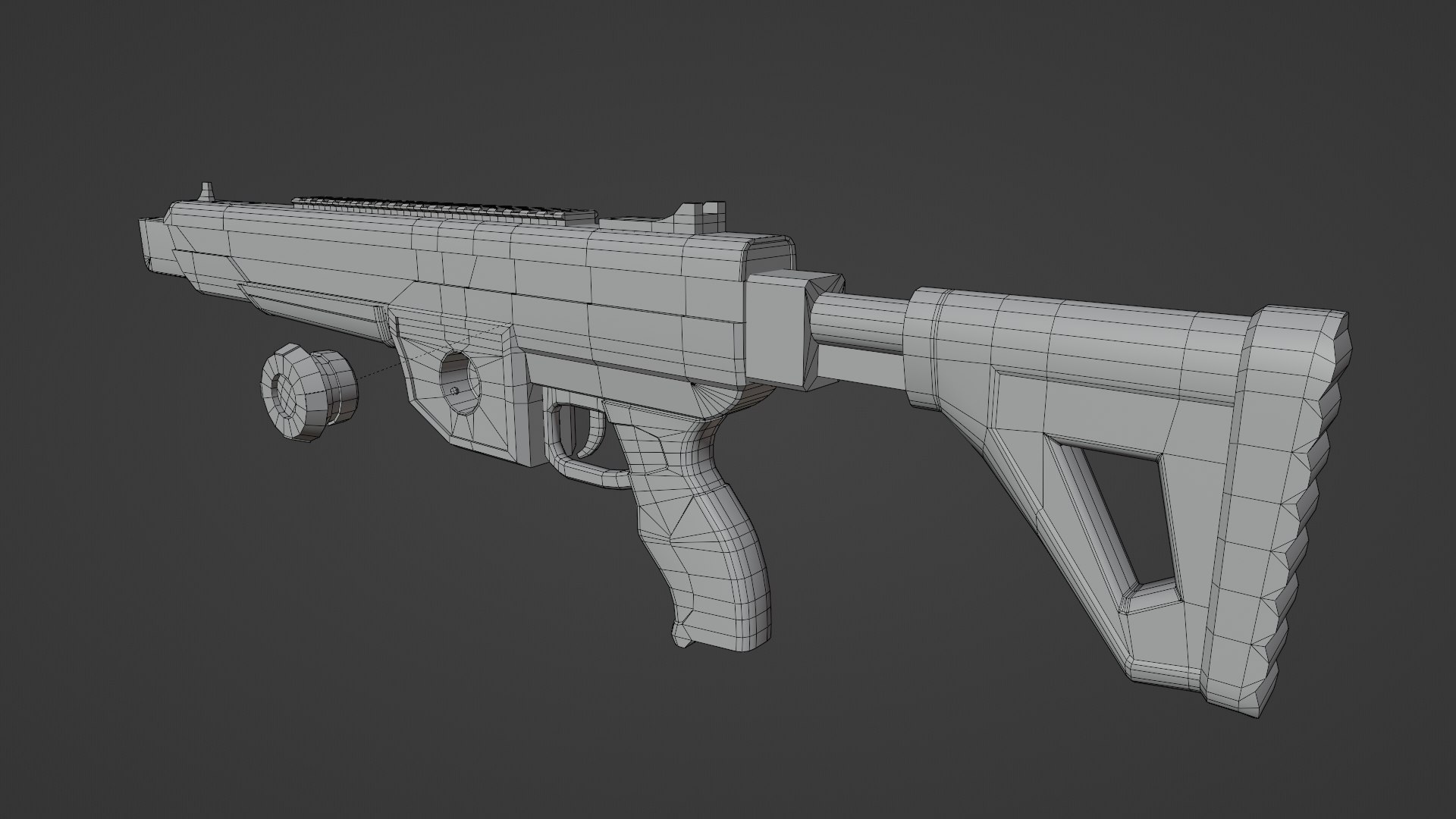 Sci-Fi Blaster Assault RIfle 3D - TurboSquid 2079341