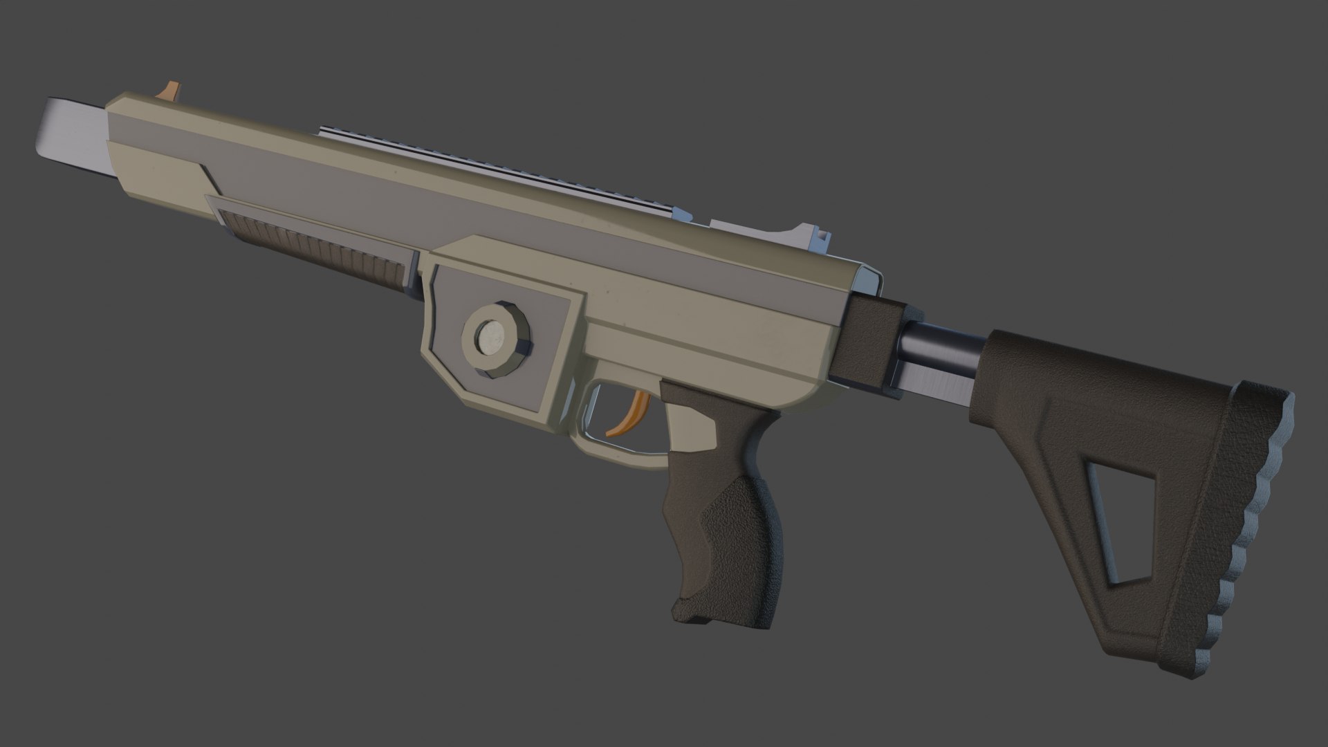 Sci-Fi Blaster Assault RIfle 3D - TurboSquid 2079341