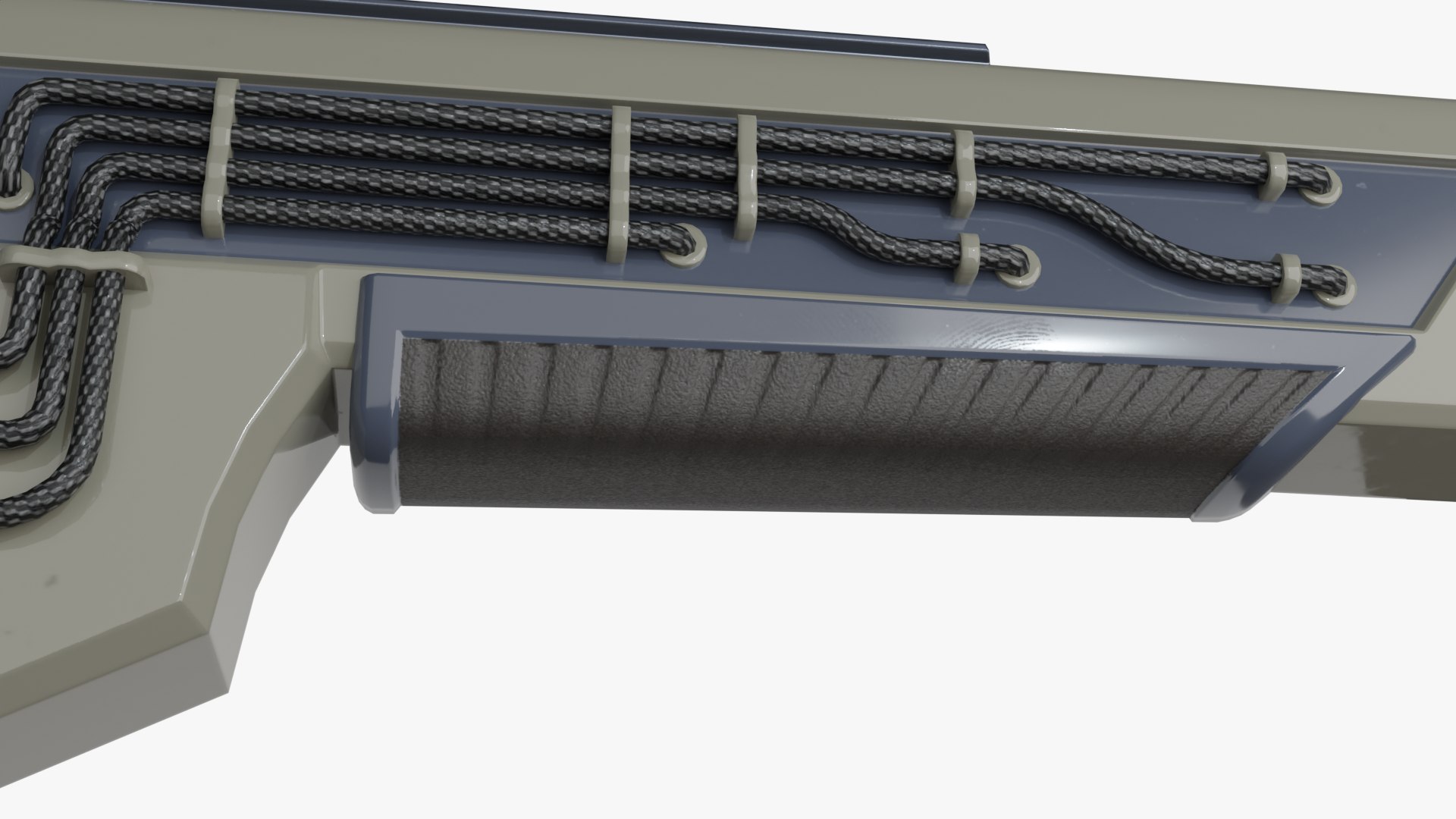 Sci-Fi Blaster Assault RIfle 3D - TurboSquid 2079341