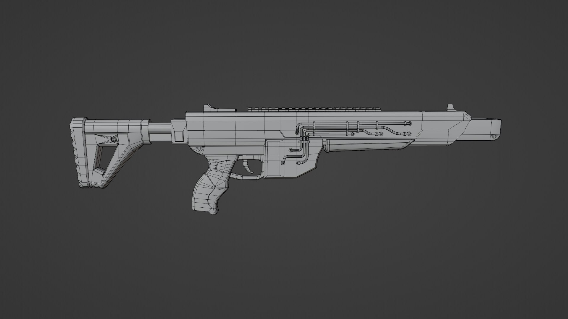 Sci-Fi Blaster Assault RIfle 3D - TurboSquid 2079341