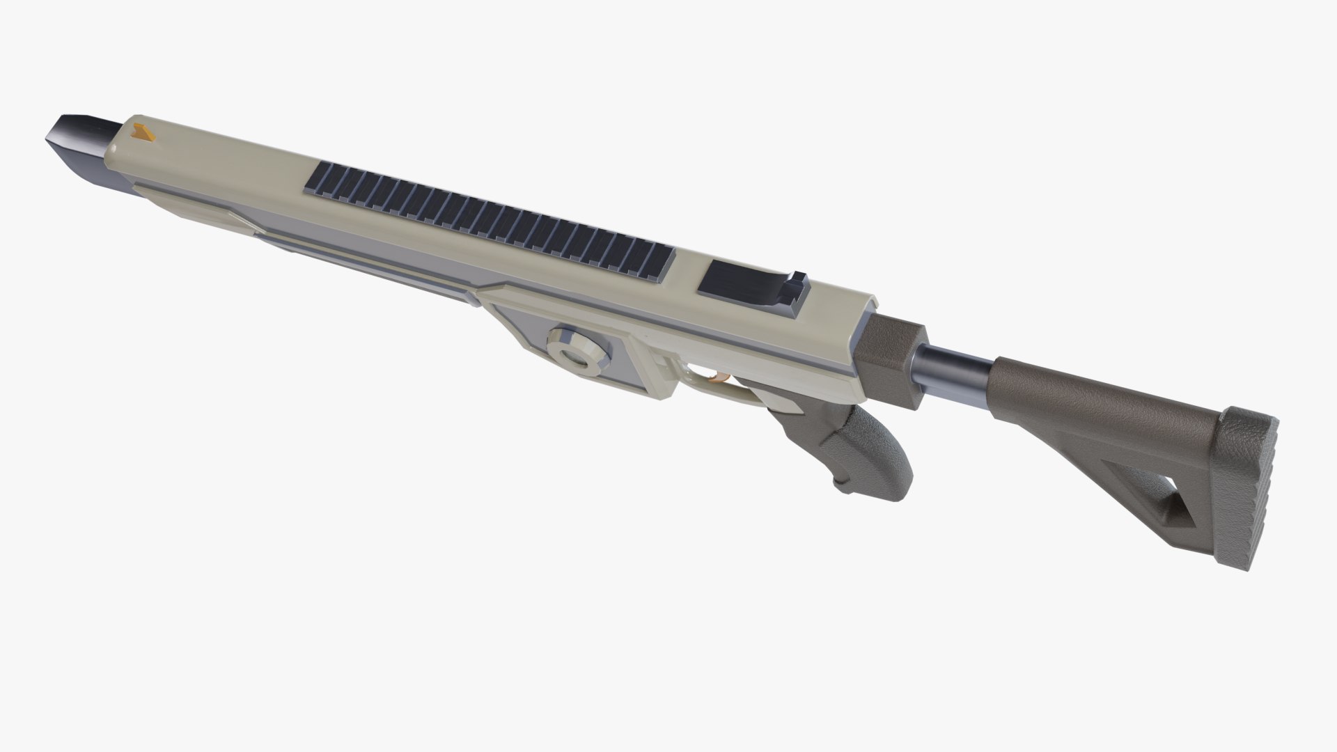 Sci-Fi Blaster Assault RIfle 3D - TurboSquid 2079341