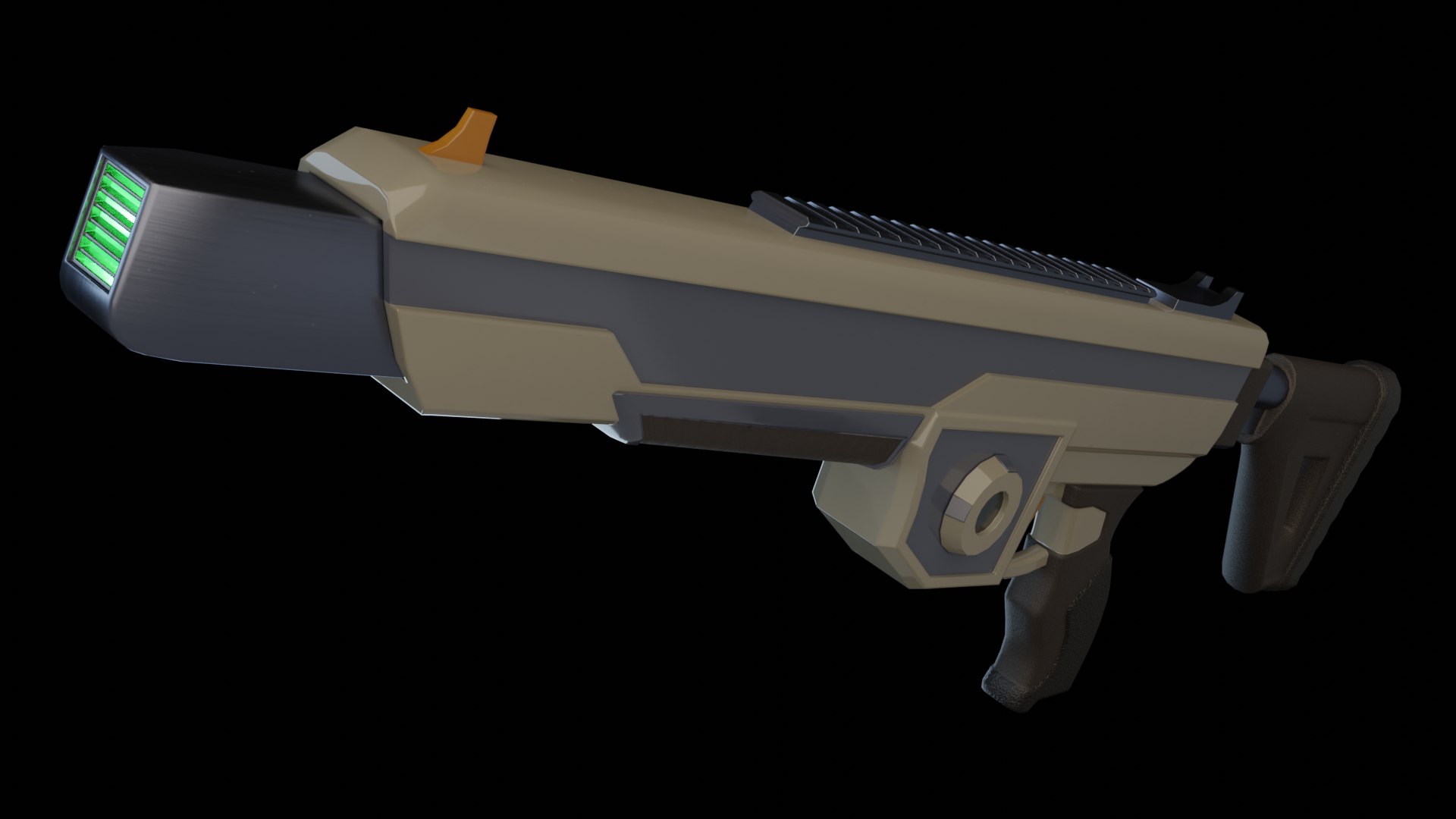 Sci-Fi Blaster Assault RIfle 3D - TurboSquid 2079341