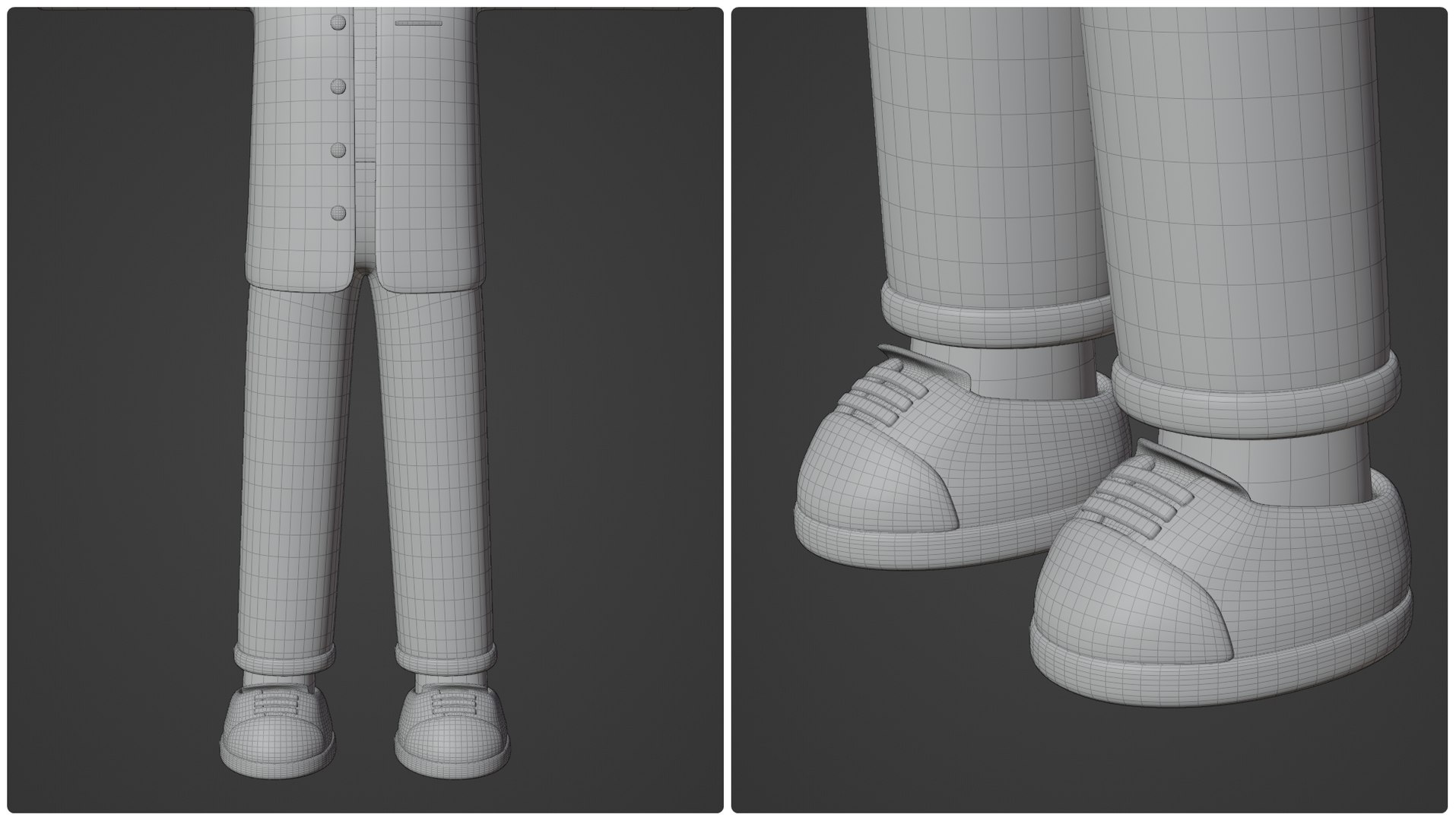 Minimal Man Cartoon Character 02 Model - TurboSquid 1961304