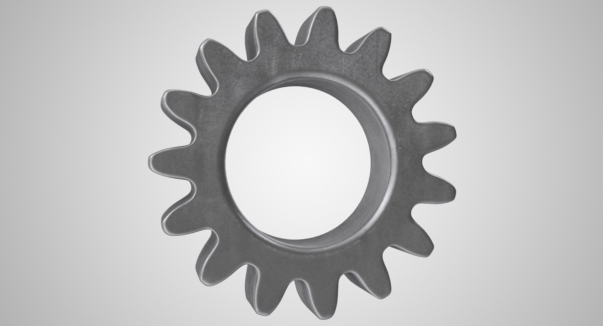 3D Spur Gear 15 Teeth - TurboSquid 1322911