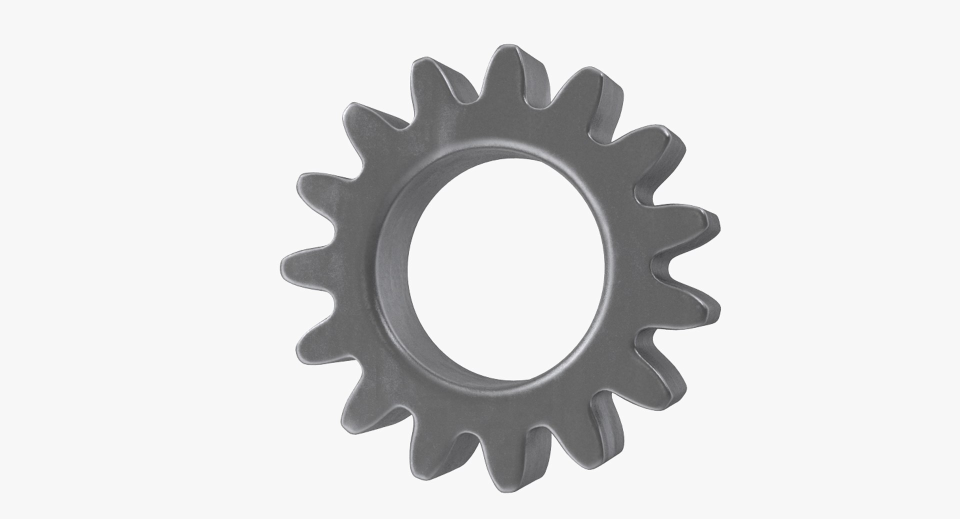 3D Spur Gear 15 Teeth - TurboSquid 1322911