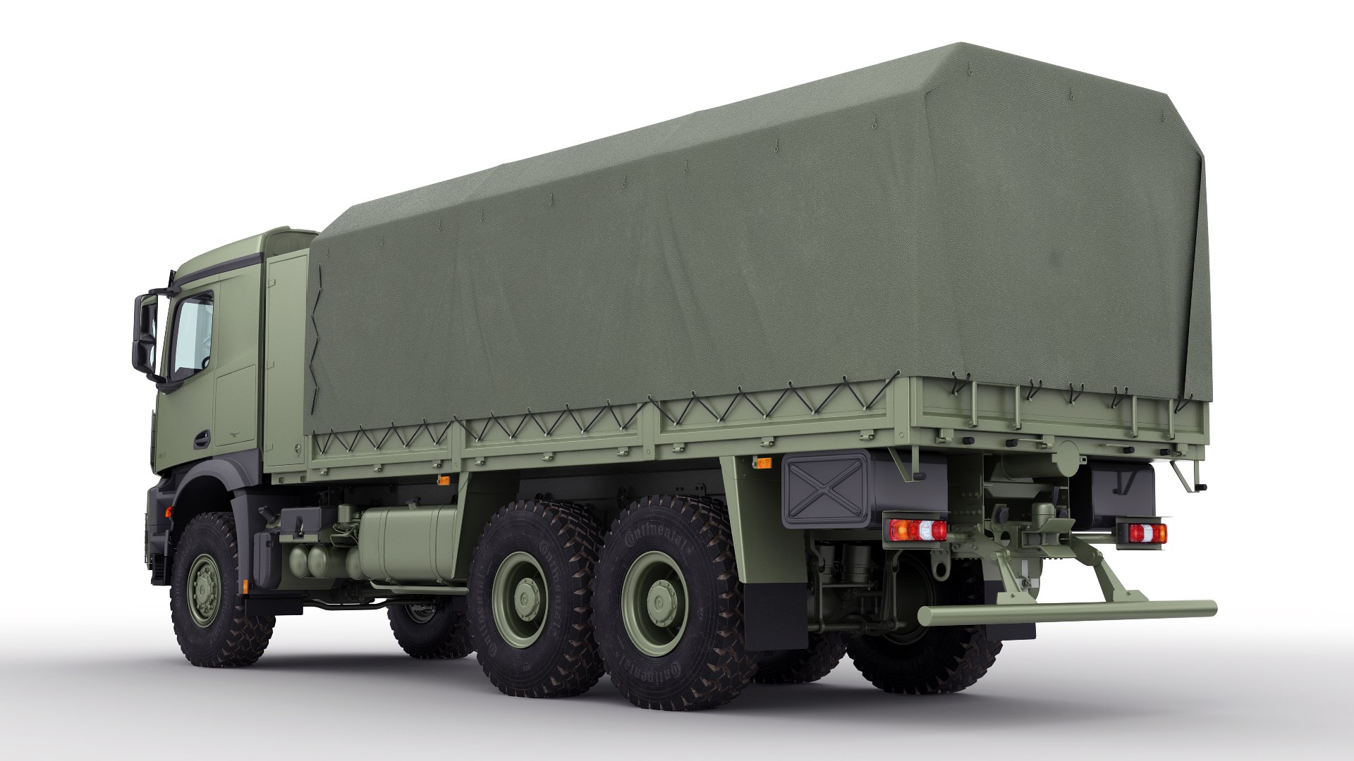 3D Mercedes Arocs Military 6X6 Model - TurboSquid 1838105