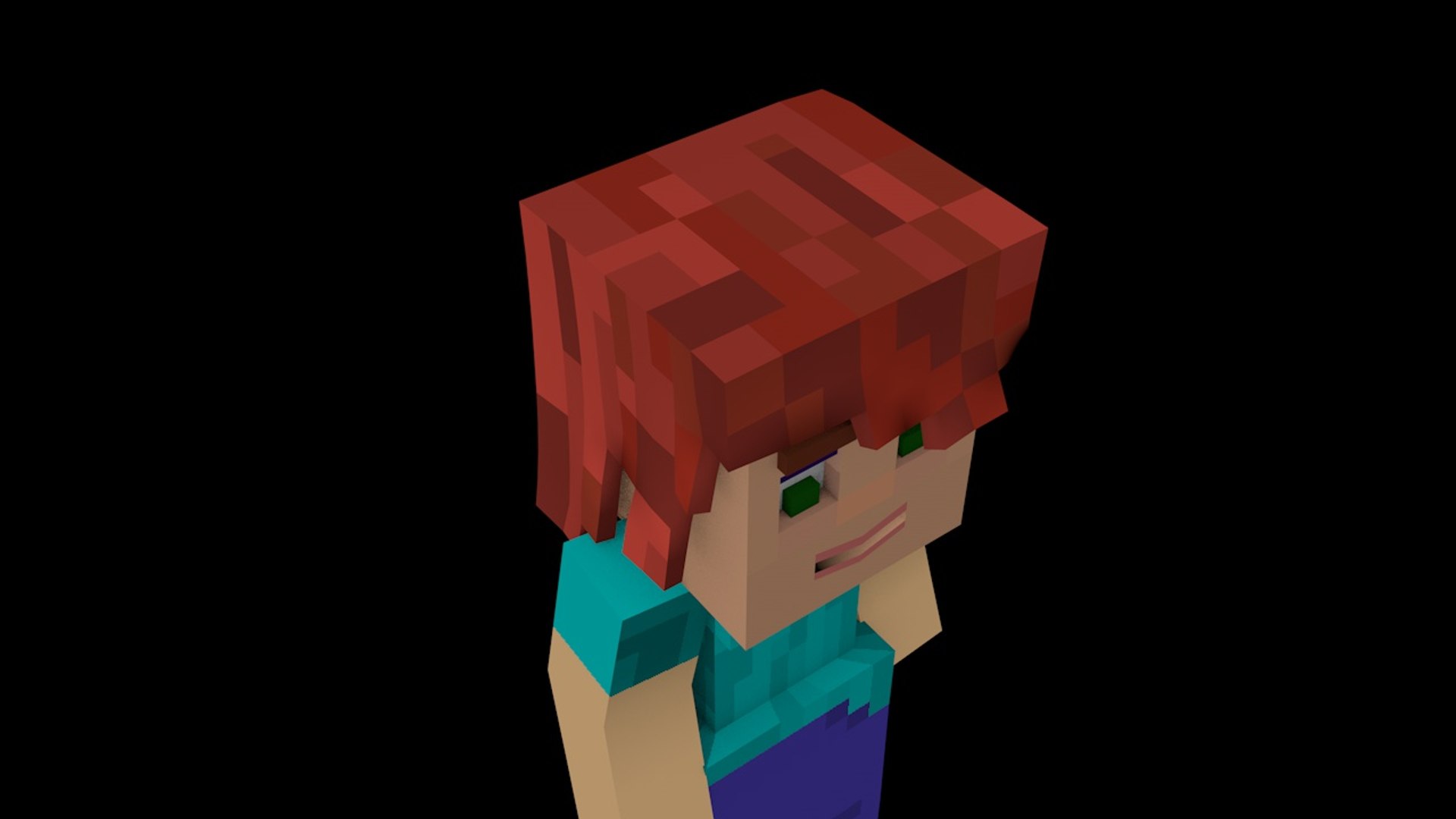 Minecraft Rig Voidanimationz Female C4d