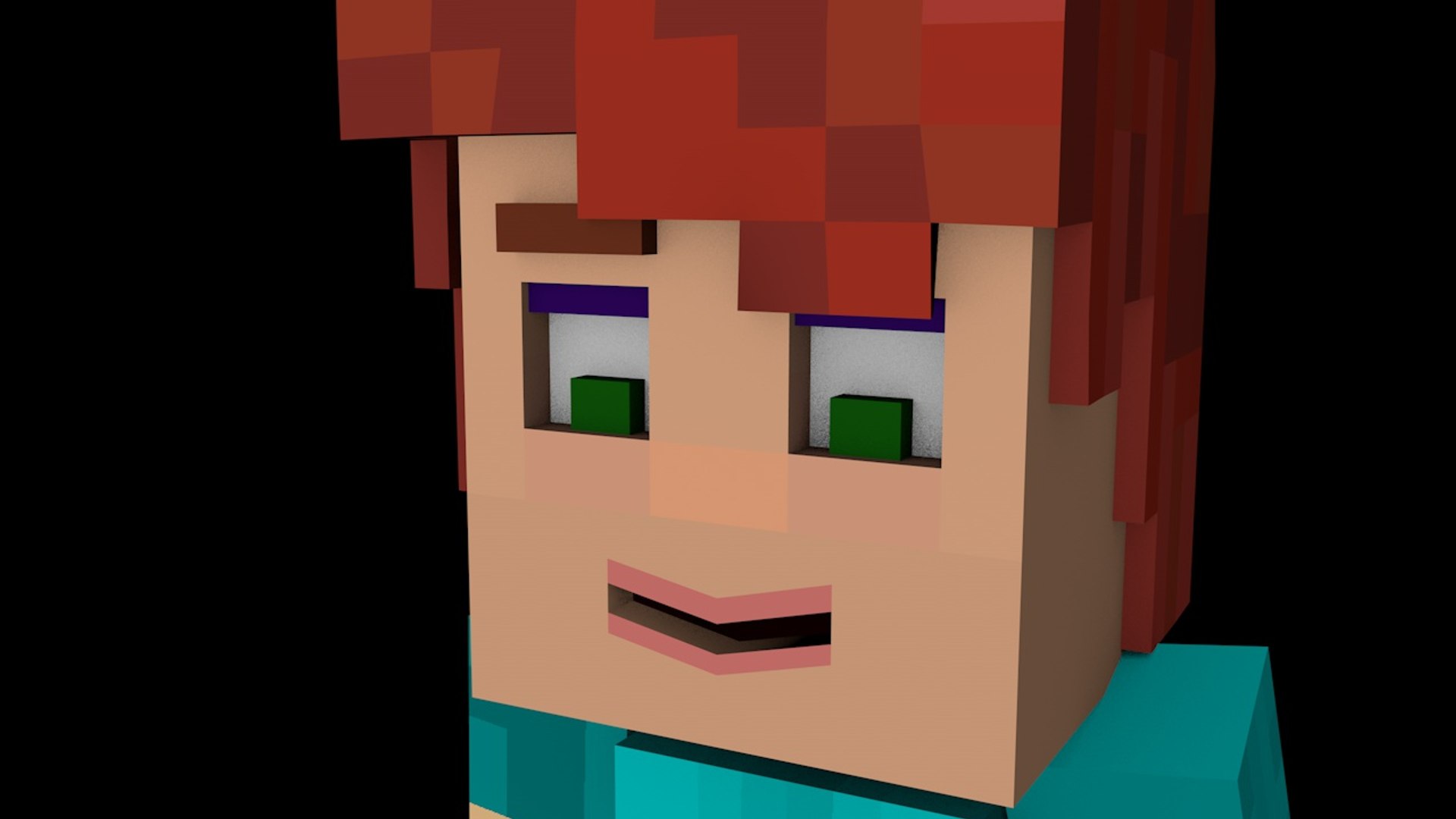 Minecraft Rig Voidanimationz Female C4d