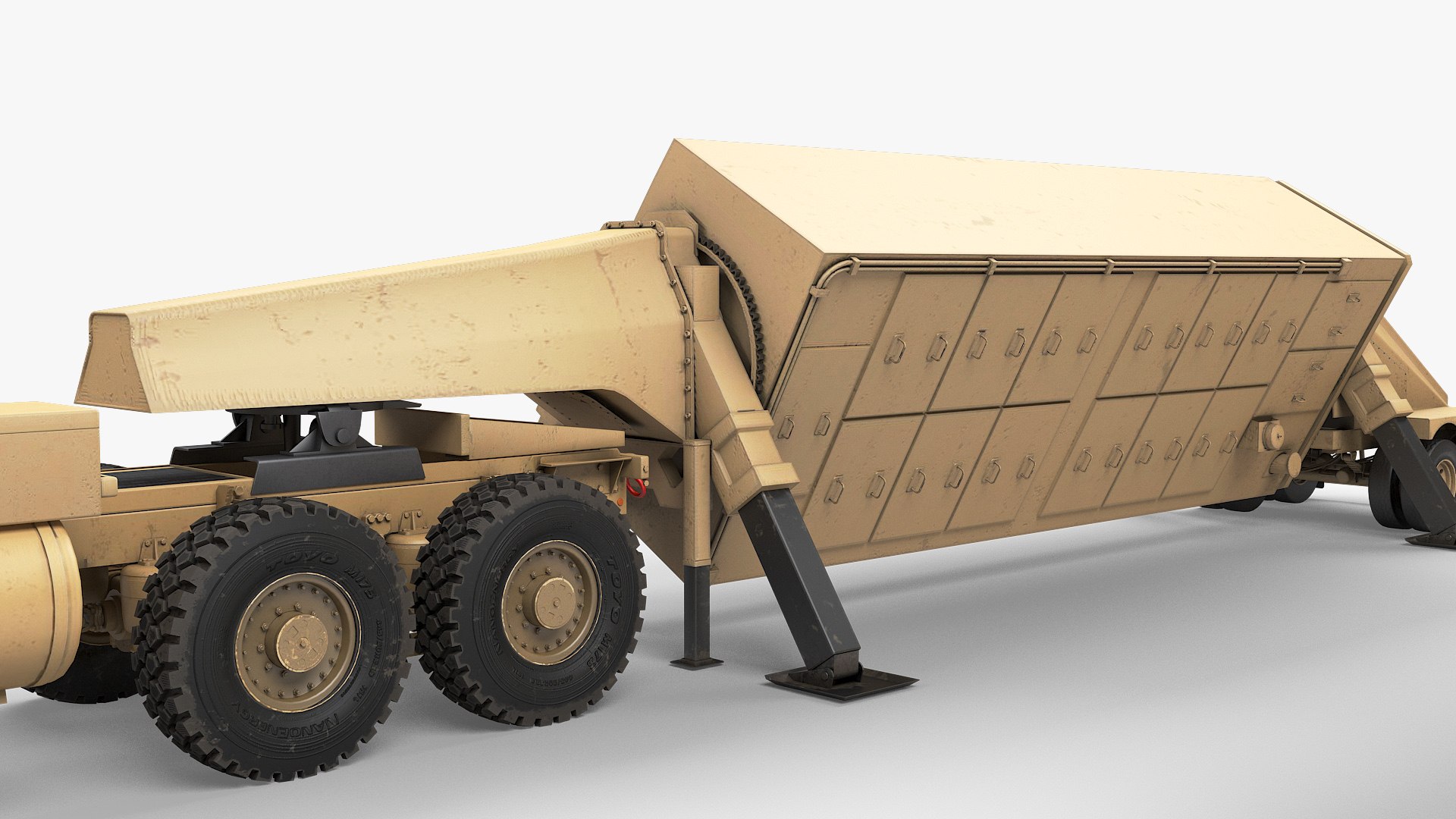 3D Surveillance Transportable Radar AN TPY Model - TurboSquid 1783150