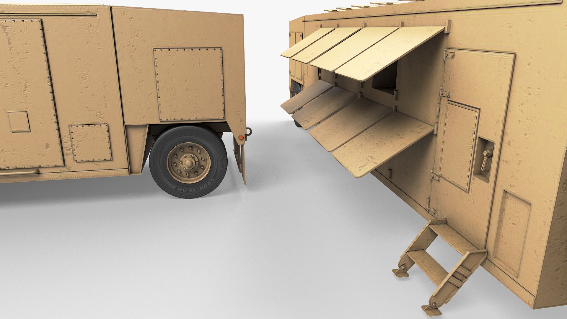 3D Surveillance Transportable Radar AN TPY Model - TurboSquid 1783150