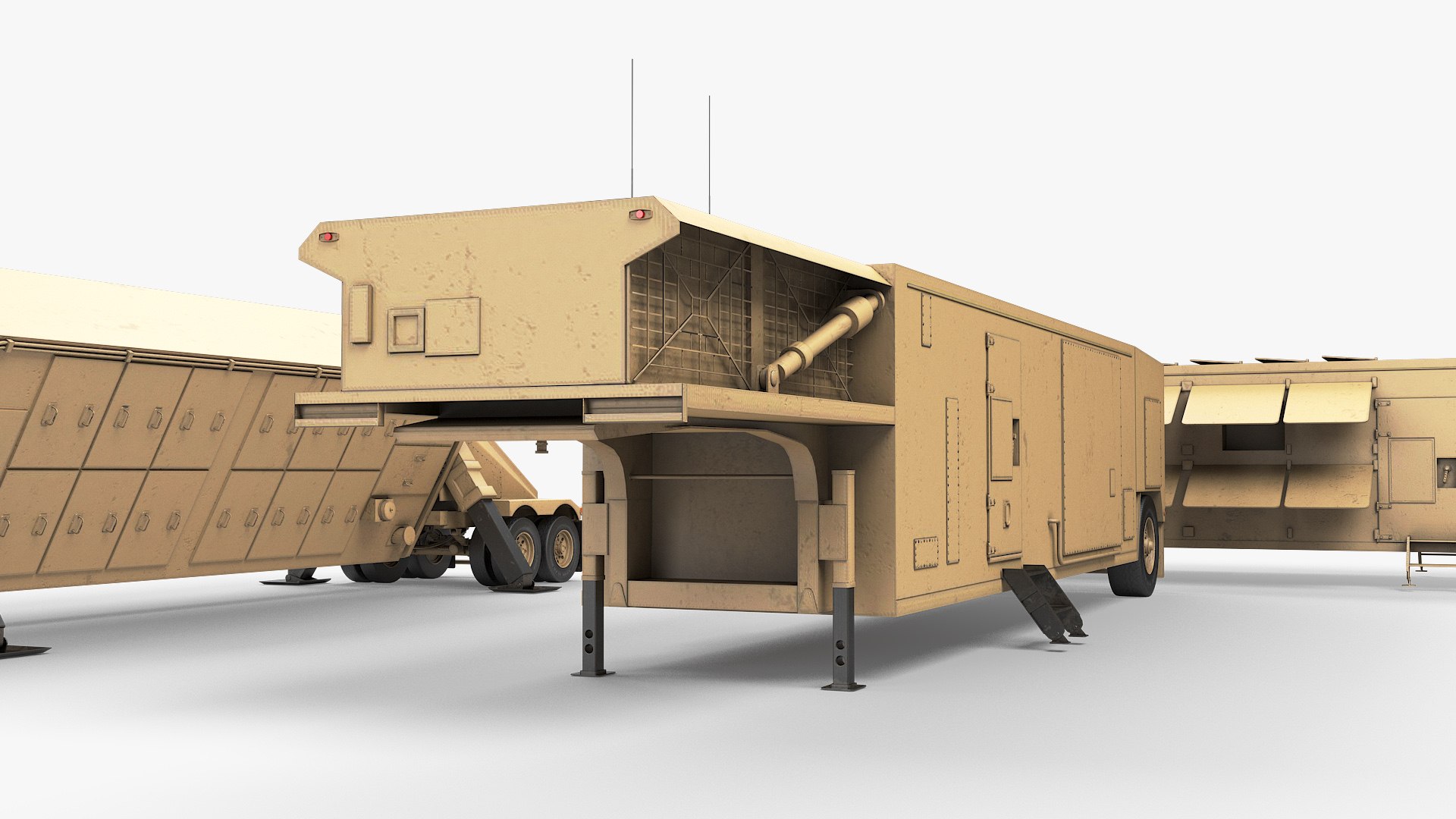 3D Surveillance Transportable Radar AN TPY Model - TurboSquid 1783150