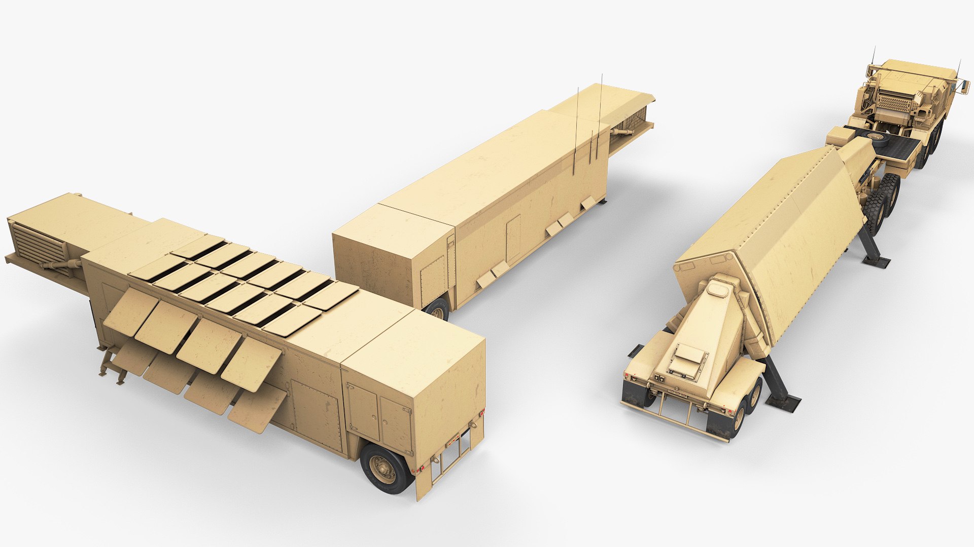 3D Surveillance Transportable Radar AN TPY Model - TurboSquid 1783150