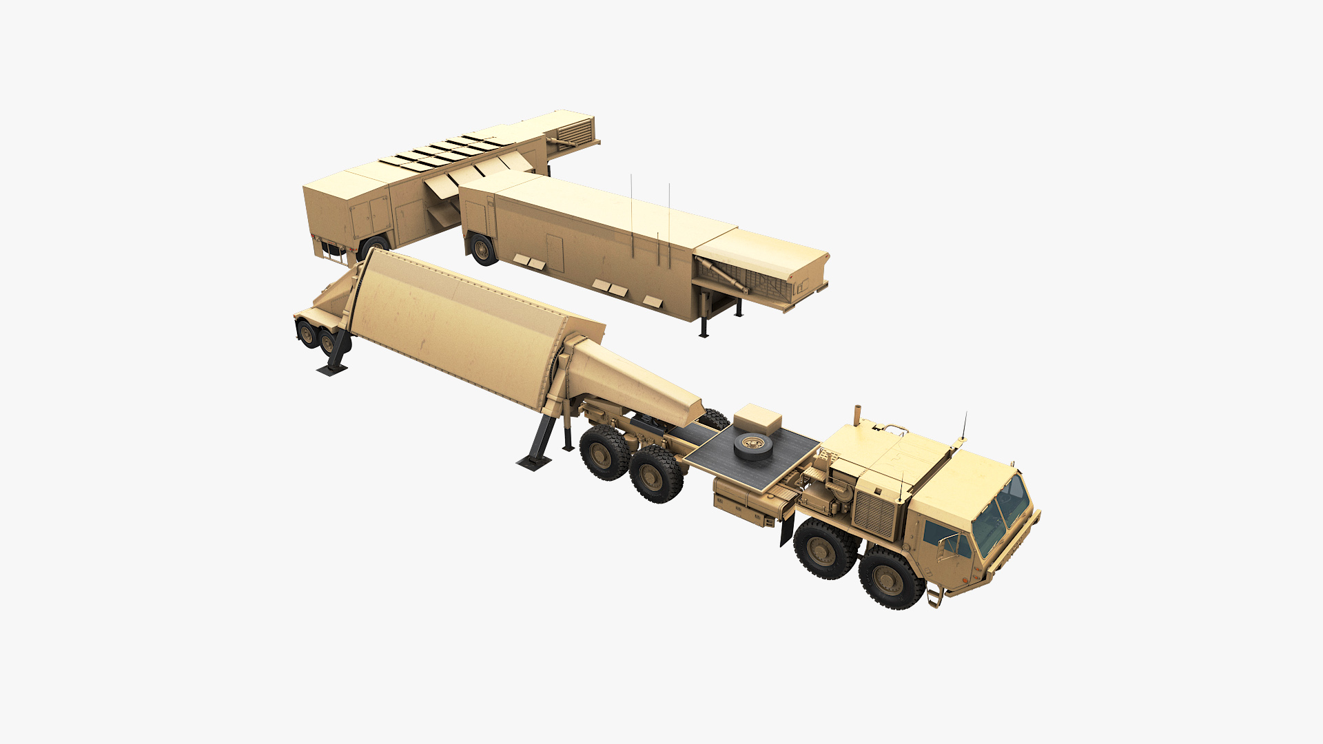 3D Surveillance Transportable Radar AN TPY Model - TurboSquid 1783150