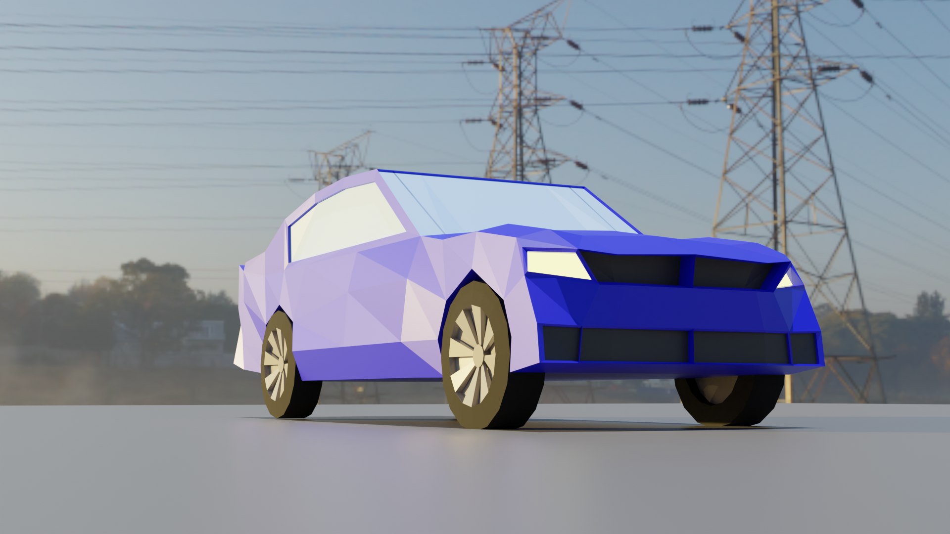 Car Low-Poly 3D Model - TurboSquid 2107123