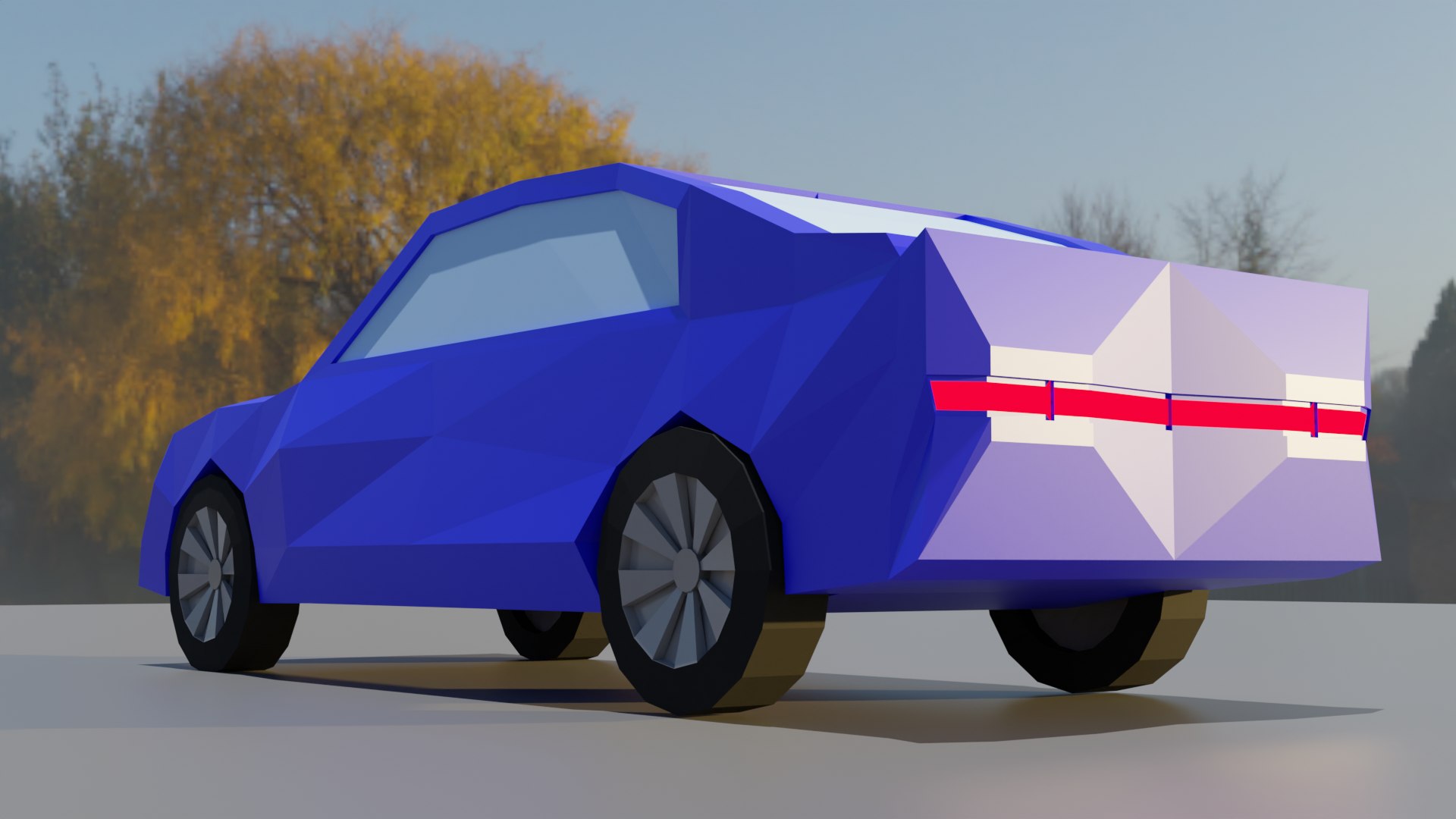 Car Low-Poly 3D Model - TurboSquid 2107123