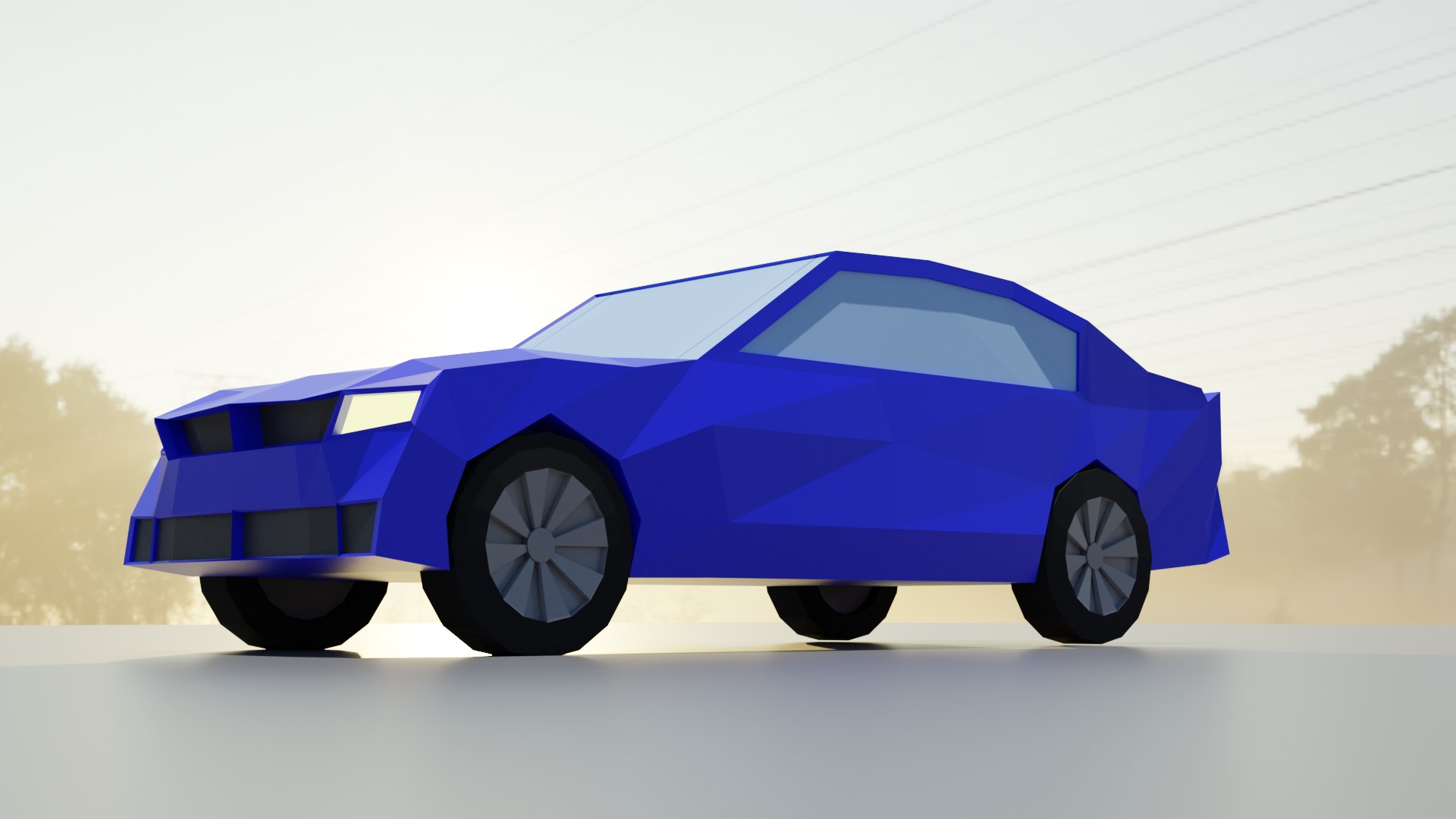 Car Low-Poly 3D Model - TurboSquid 2107123