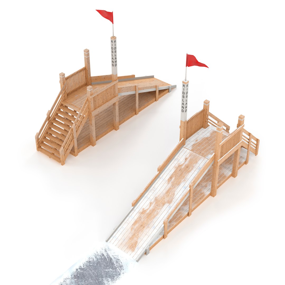 Winter Slide 3D - TurboSquid 1977555