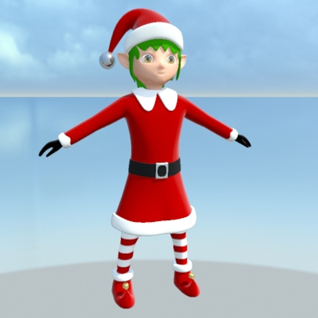 elves elf 3d model