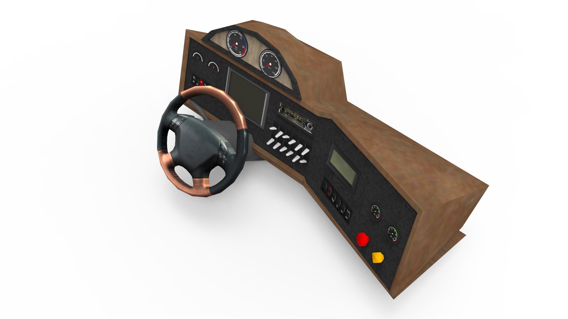 3D Bus Dashboard Model - TurboSquid 1839761