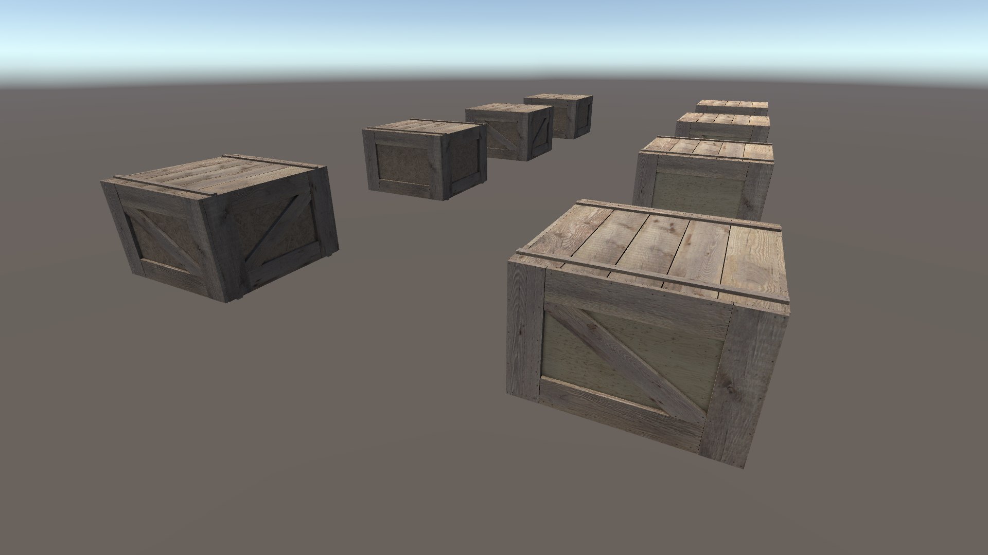 PBR Wooden Crates Model - TurboSquid 1980175
