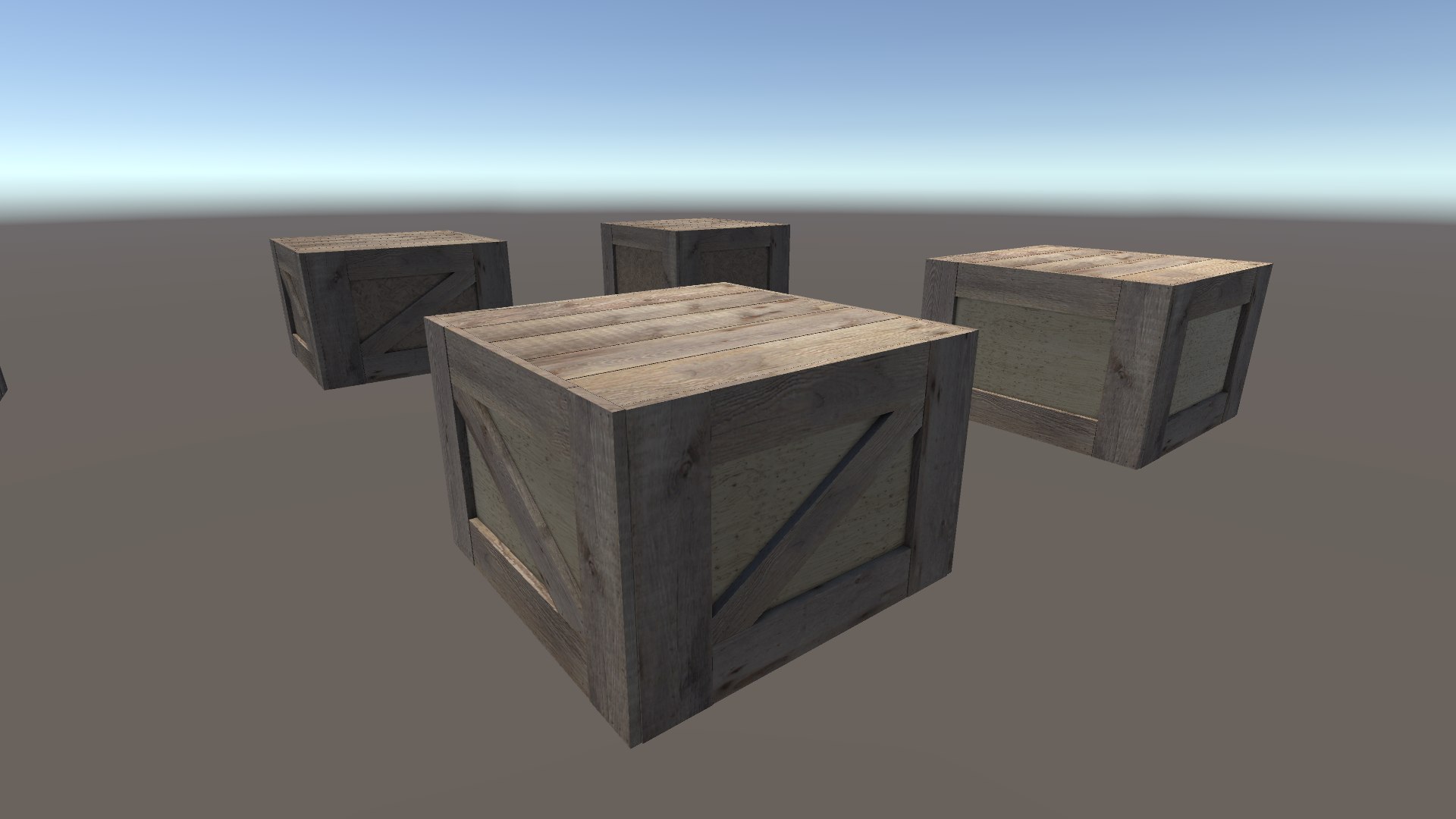 PBR Wooden Crates Model - TurboSquid 1980175