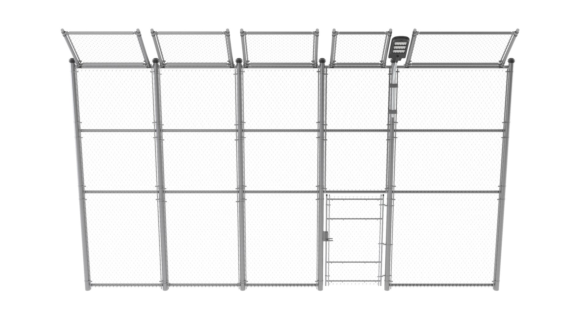 Chain Link Fence 3D Model - TurboSquid 2315627